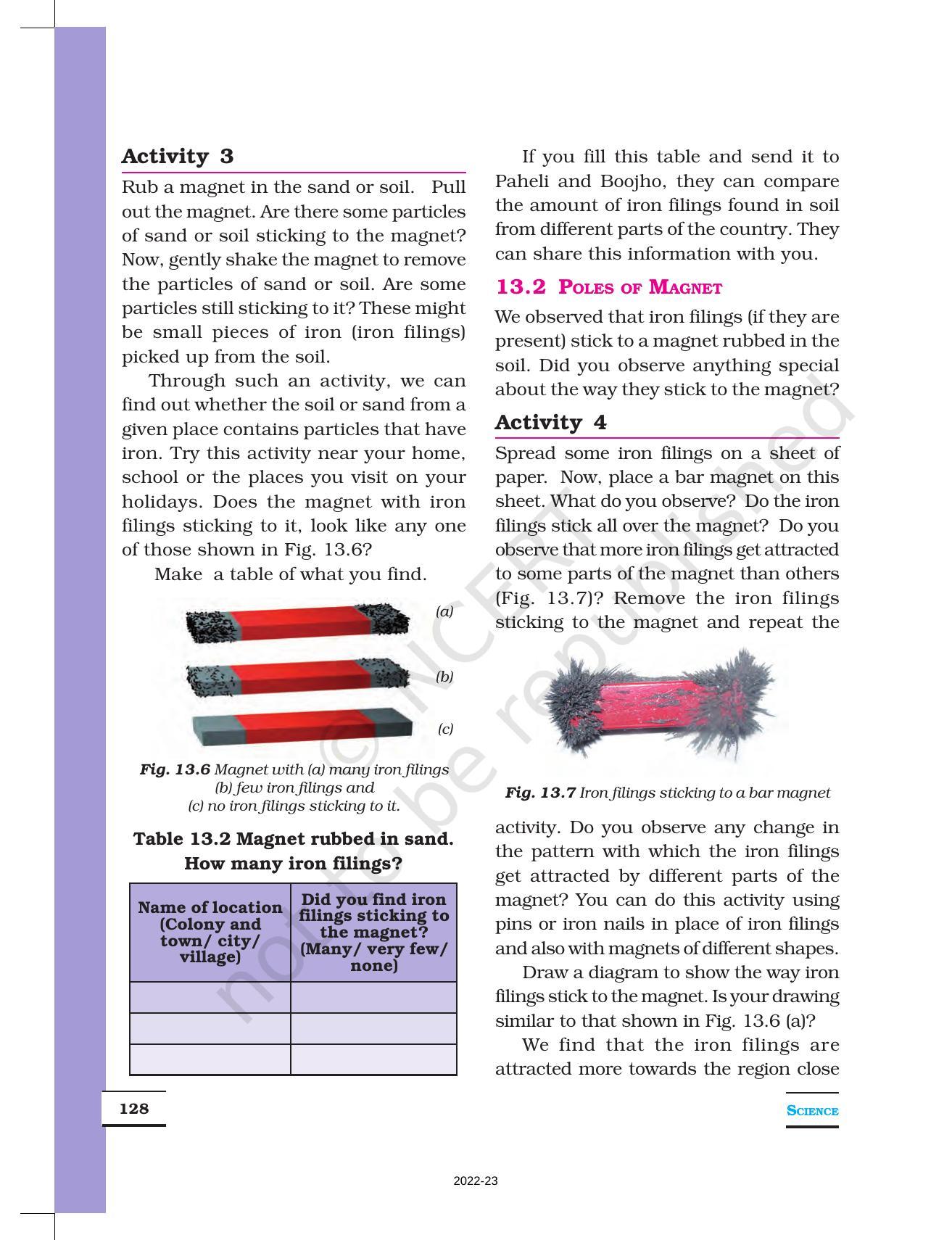 NCERT Book for Class 6 Science: Chapter 13-Fun with Magnets - IndCareer ...