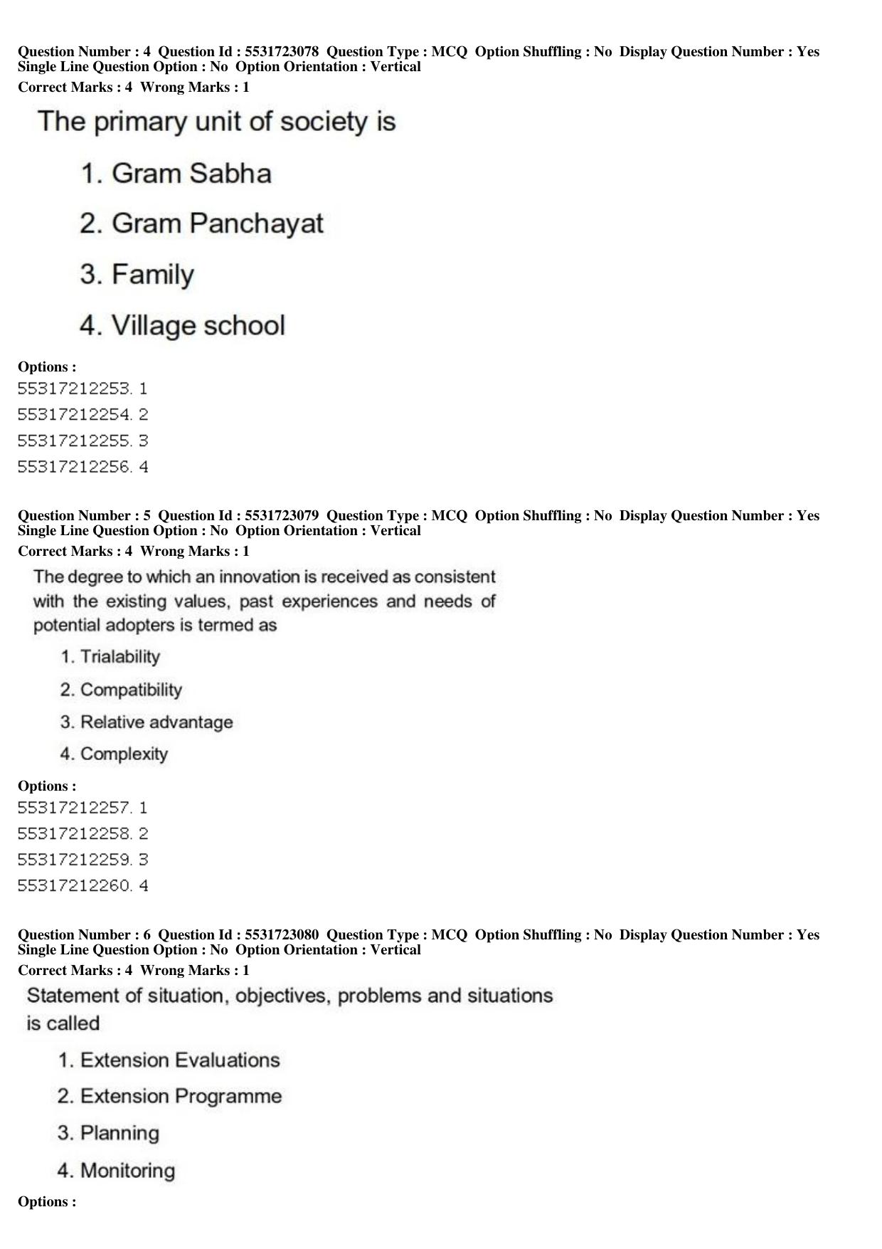 ICAR AIEEA PG 2019 SOCIAL SCIENCES Question Paper - IndCareer Docs