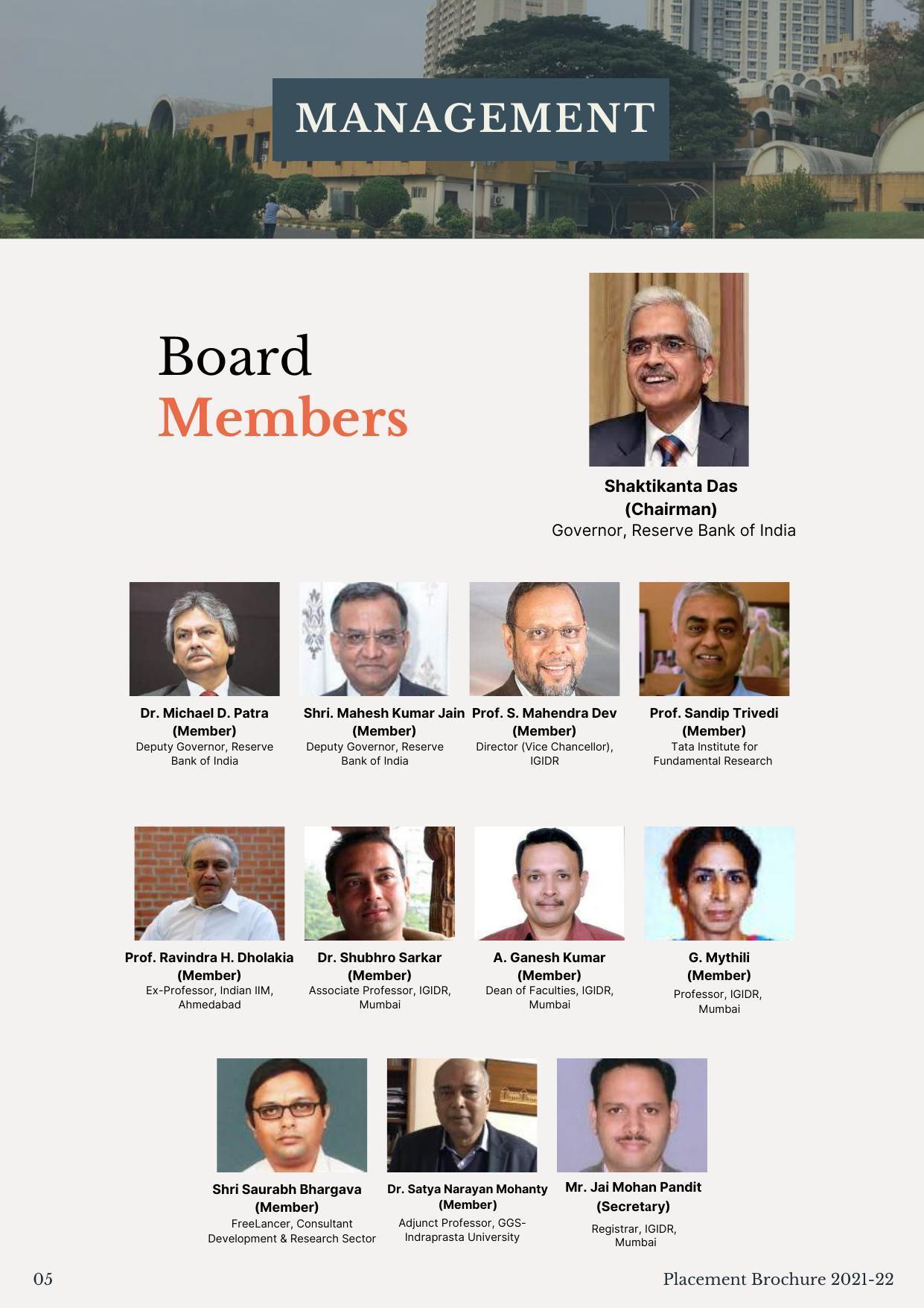 Indira Gandhi Institute of Development Research (IGIDR), Mumbai ...