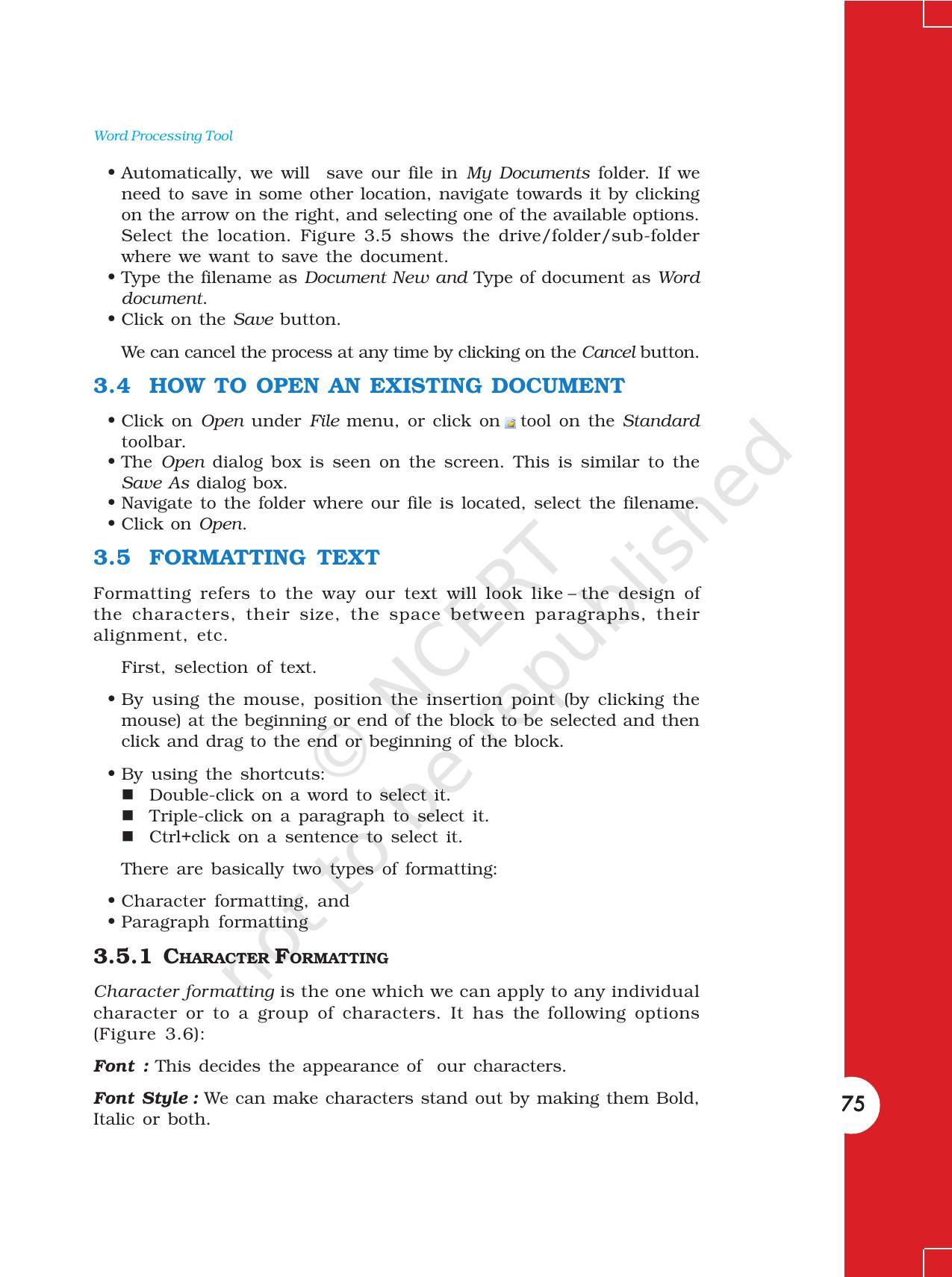 NCERT Book for Class 11 Computers Chapter 1 Experiencing the World of CCT