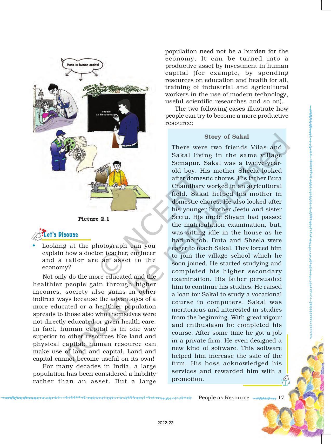 NCERT Book For Class 9 Economics Chapter 2 People As Resource ncert-book-for-class-9-economics-chapter-2-people-as-resource