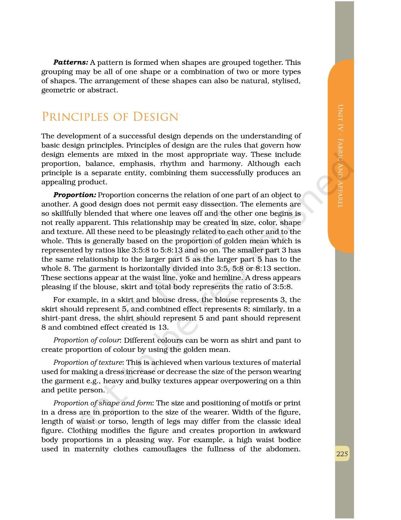 NCERT Book for Class 12 Home Science Chapter 11 Design