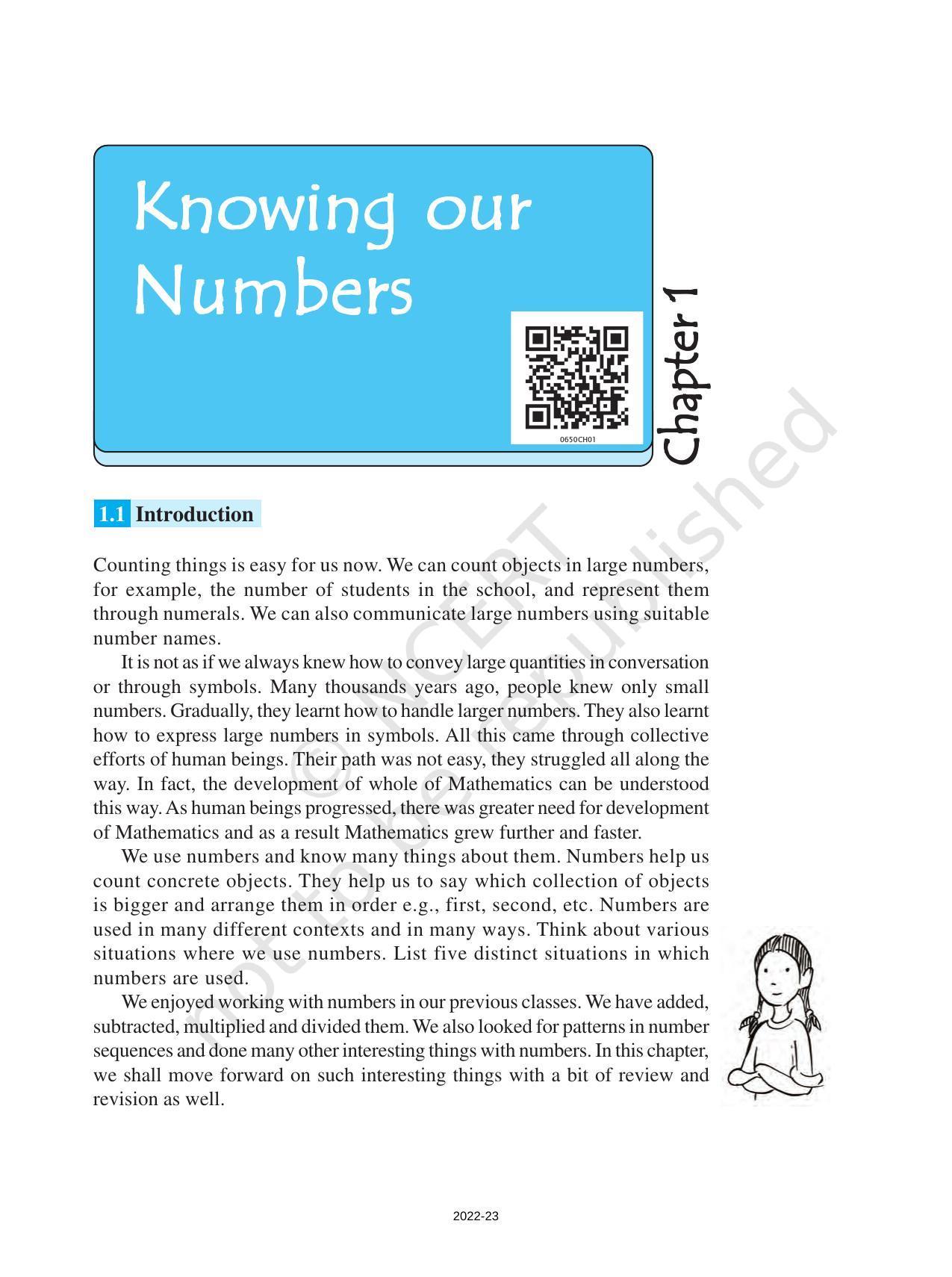 NCERT Book for Class 6 Maths: Chapter 1-Knowing Our Numbers - IndCareer ...