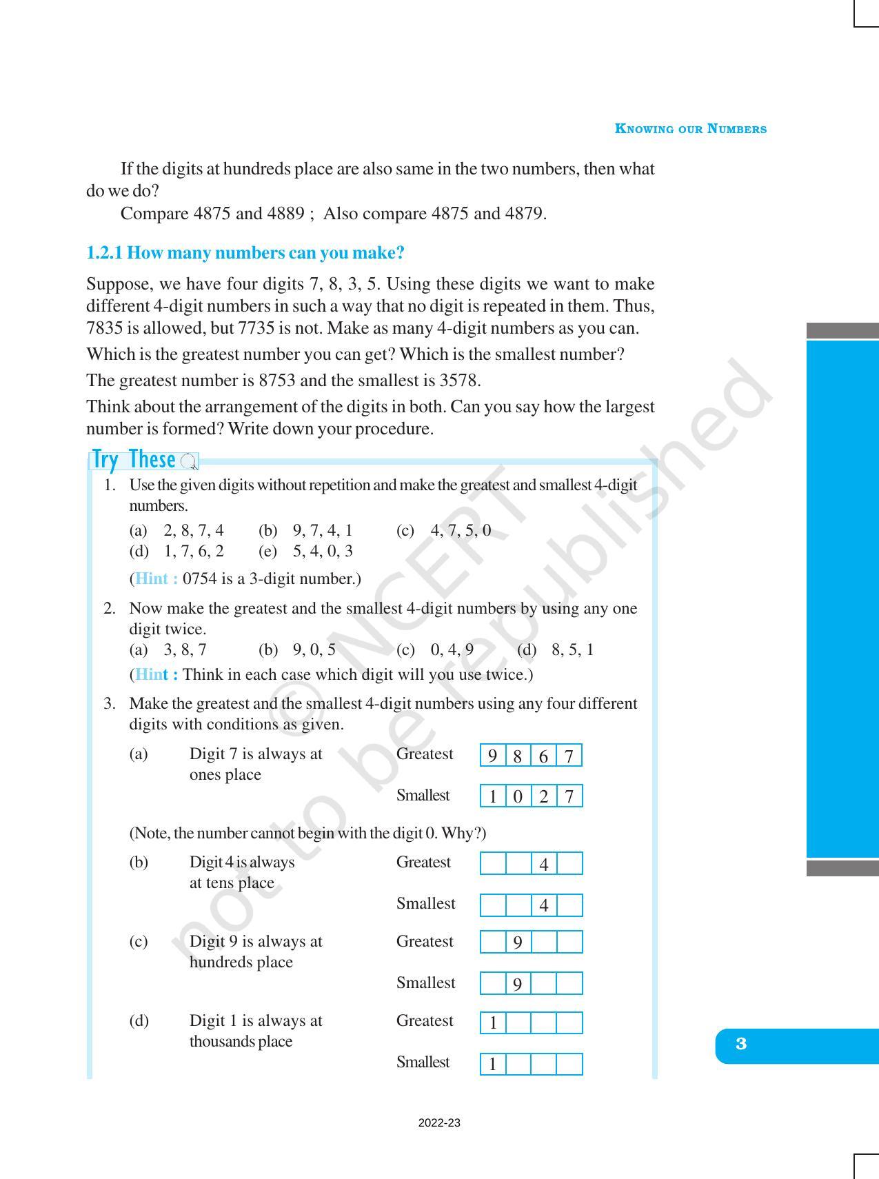 NCERT Book for Class 6 Maths: Chapter 1-Knowing Our Numbers - IndCareer ...