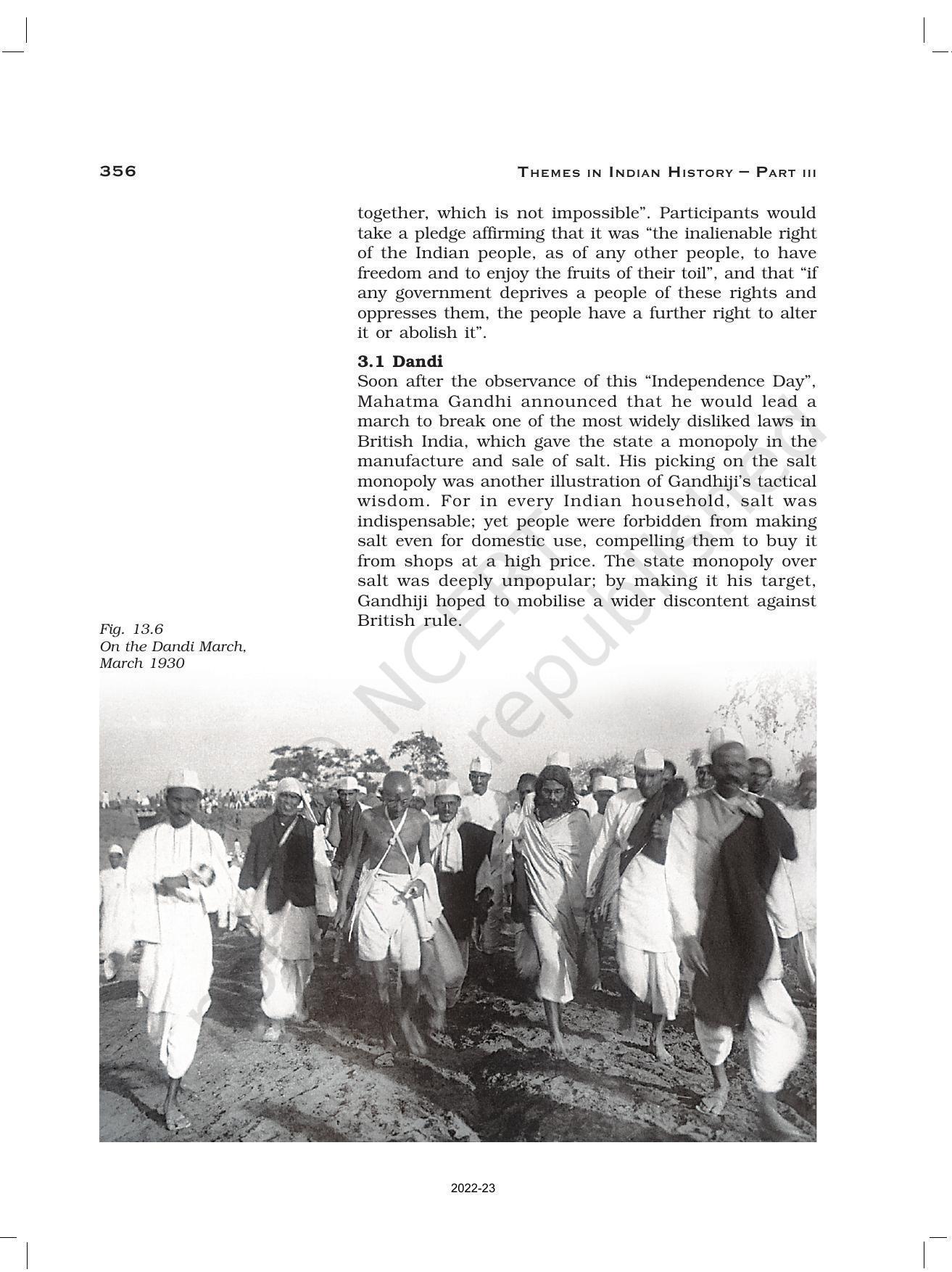 NCERT Book for Class 12 History Chapter 13 Mahatma Gandhi