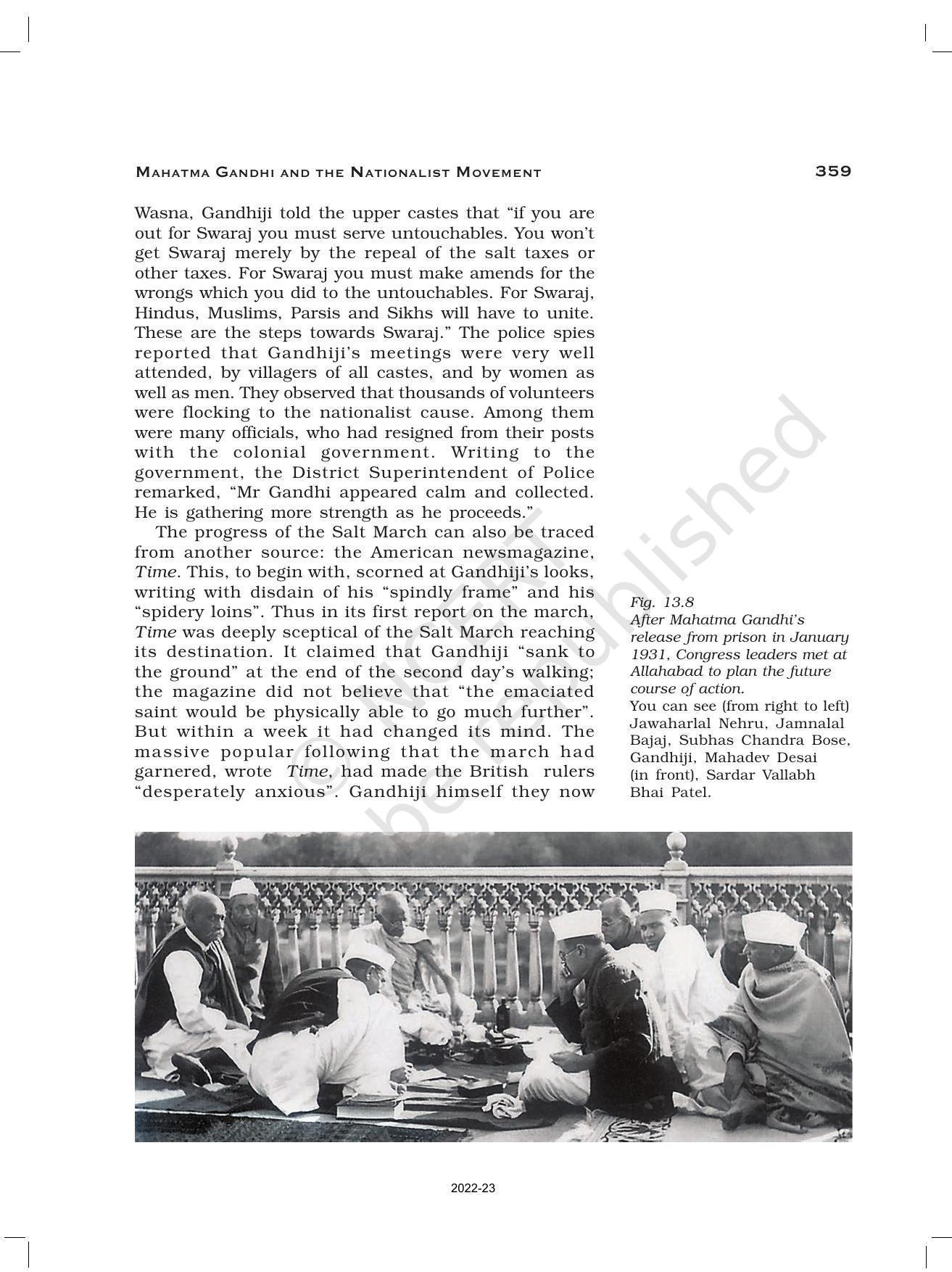 NCERT Book for Class 12 History Chapter 13 Mahatma Gandhi