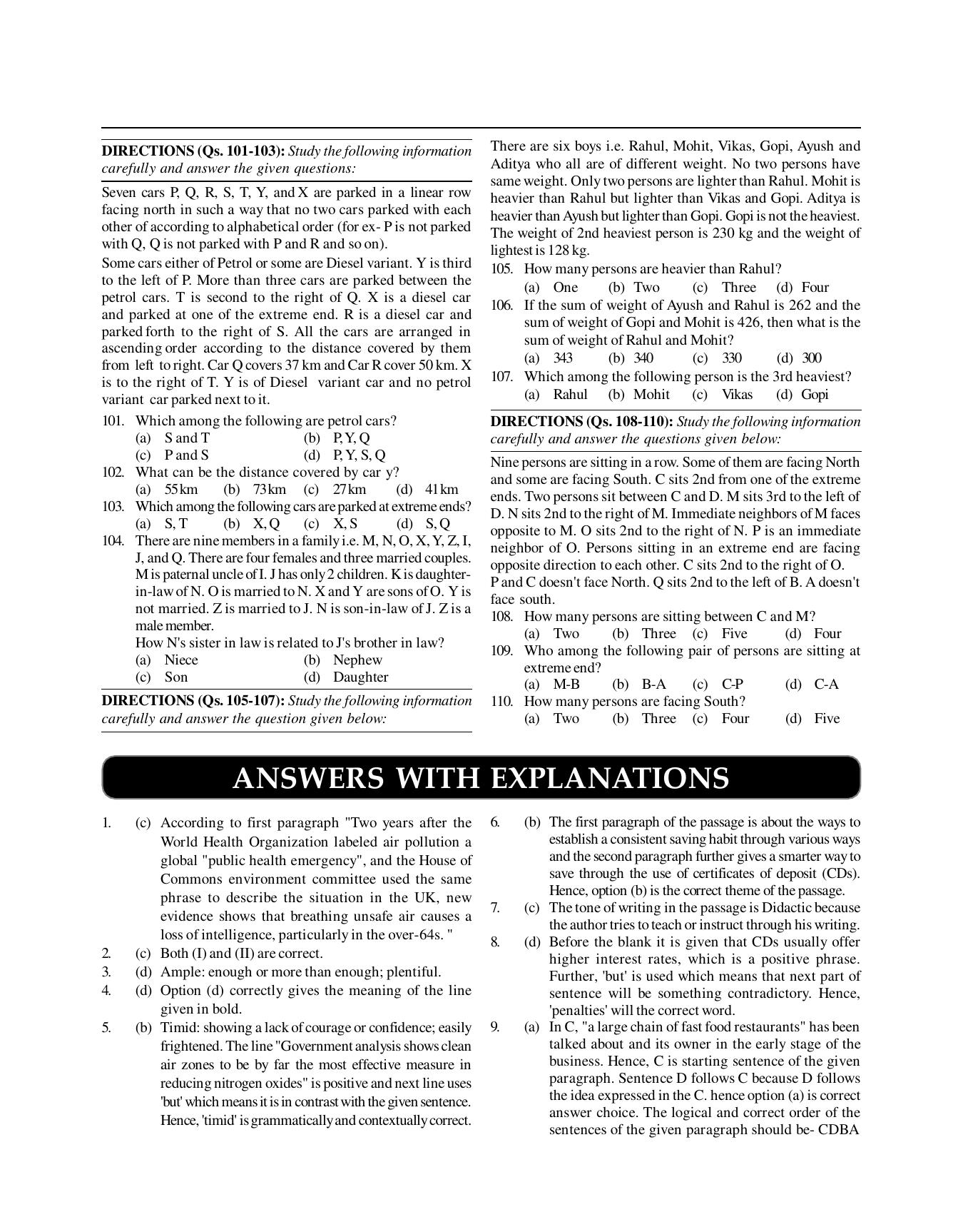 SNAP 2019 Question Paper with Solution - IndCareer Docs