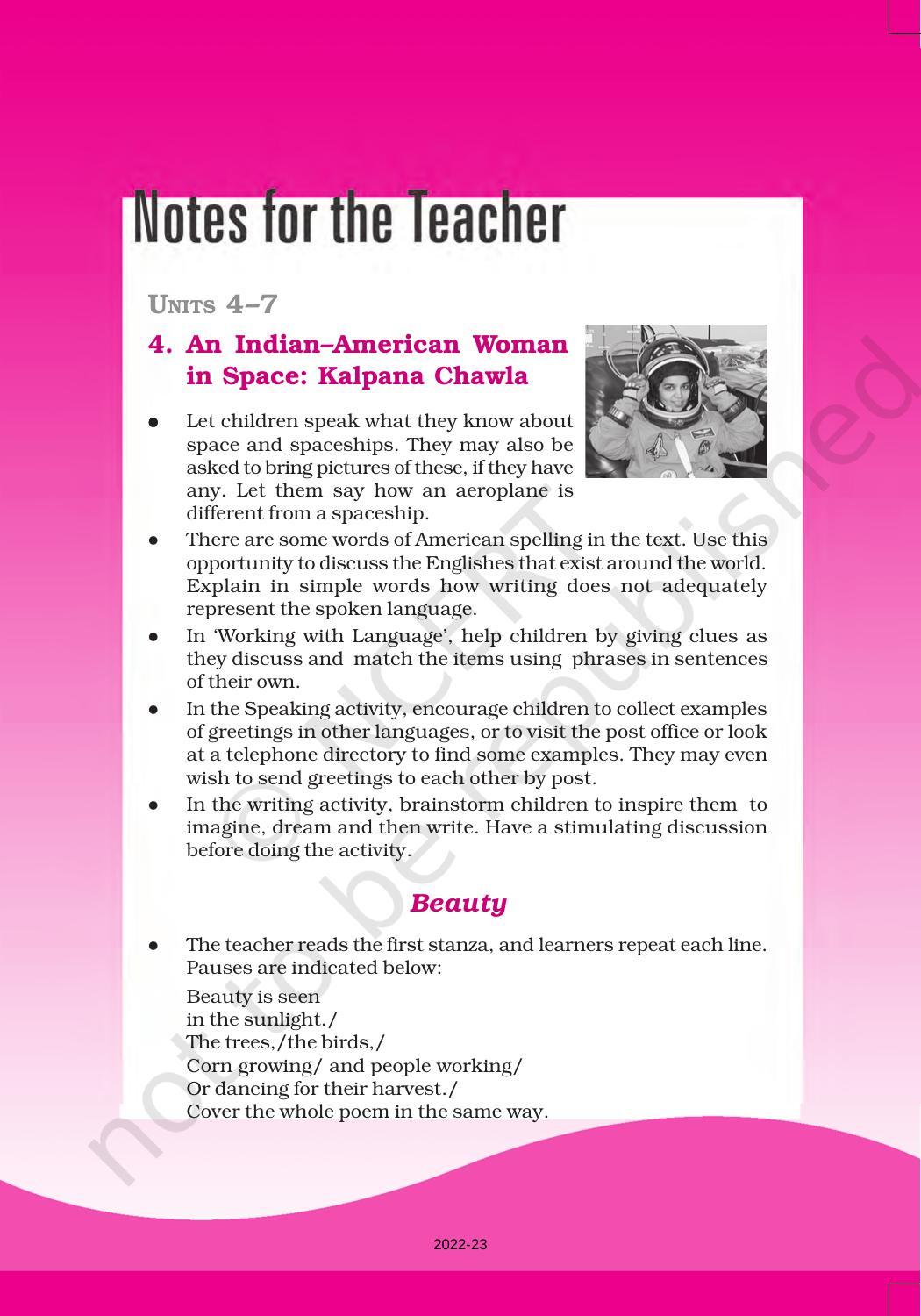 NCERT Book for Class 6 English(Honeysuckle) : Chapter 4-An Indian ...