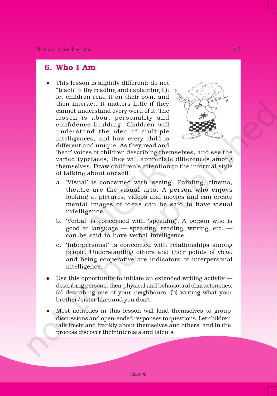 NCERT Book for Class 6 English(Honeysuckle) : Chapter 4-An Indian ...