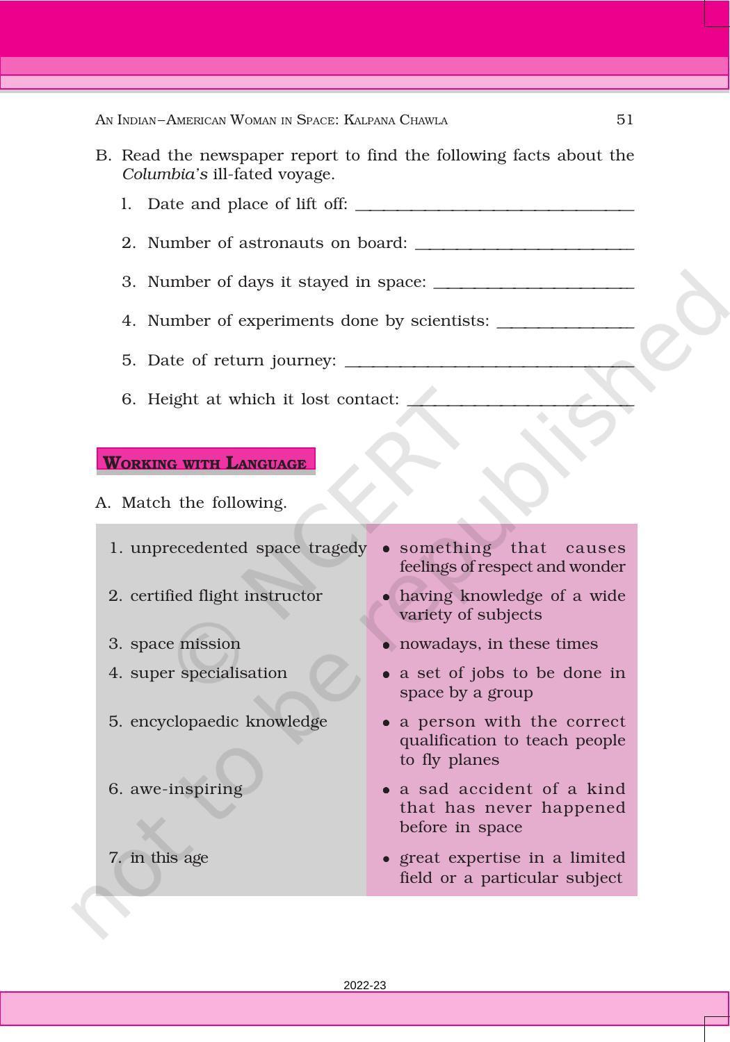 NCERT Book for Class 6 English(Honeysuckle) : Chapter 4-An Indian ...