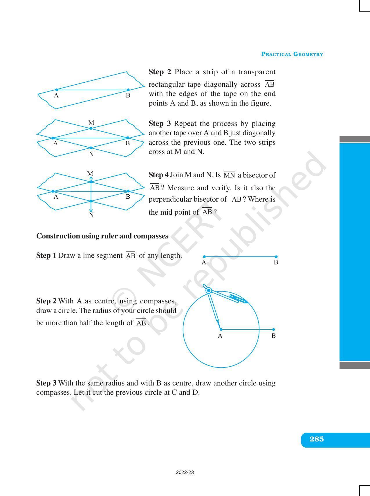 NCERT Book for Class 6 Maths: Chapter 14-Practical Geometry - IndCareer ...
