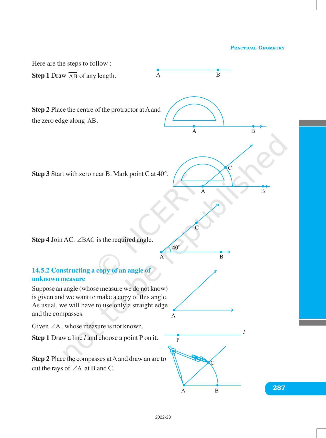 NCERT Book for Class 6 Maths: Chapter 14-Practical Geometry - IndCareer ...