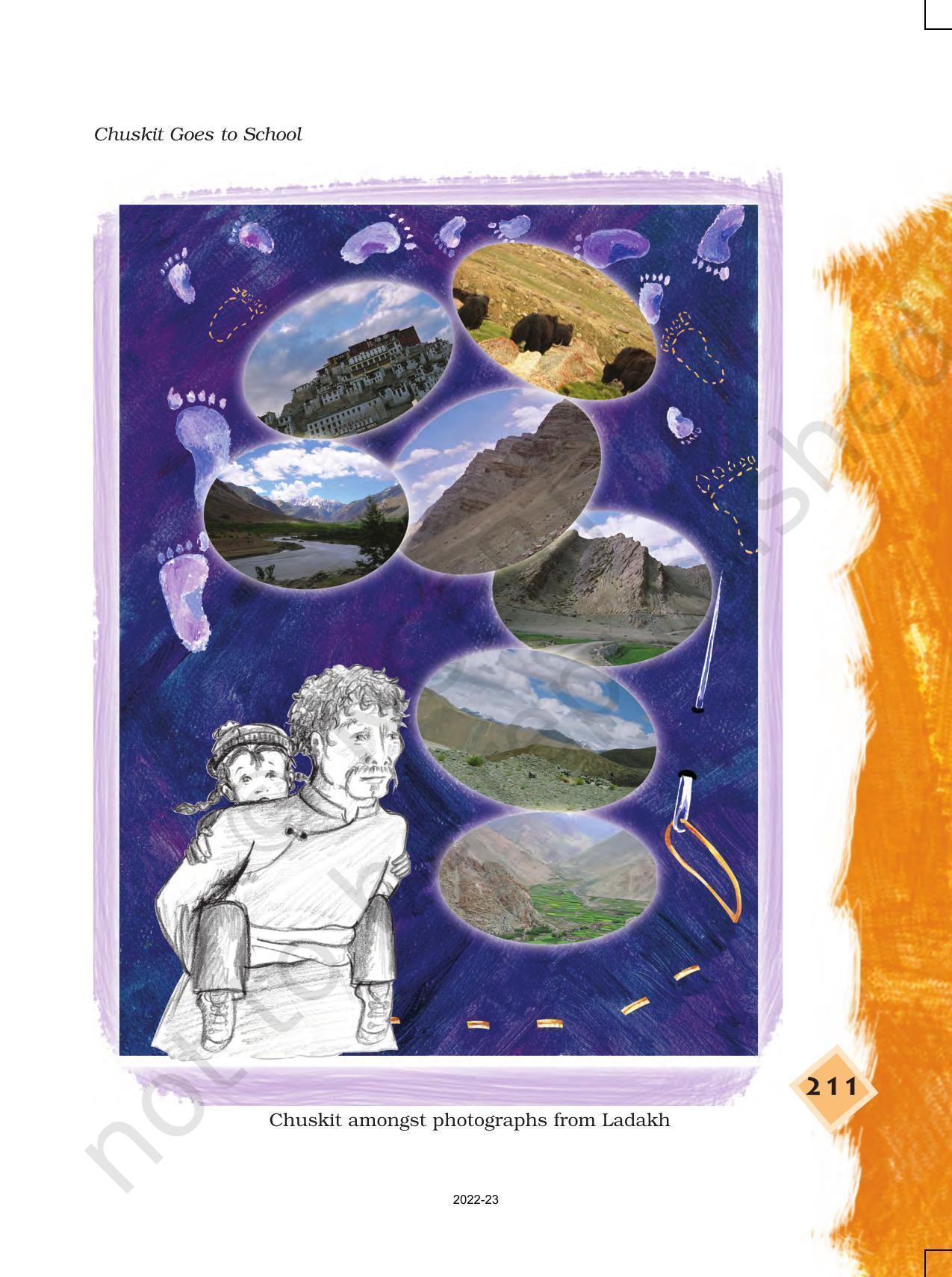 NCERT Book for Class 4 EVS Chapter 27 Chuskit Goes to School ...