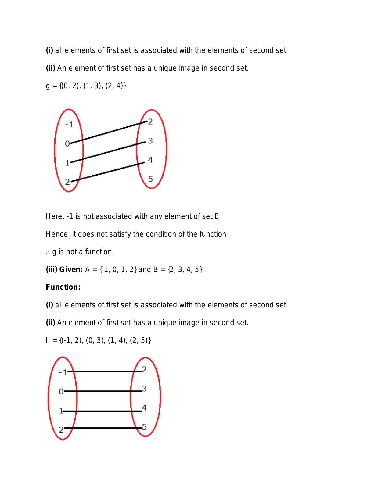 RS Aggarwal Solutions for 11th Class Maths Chapter 3-Functions ...