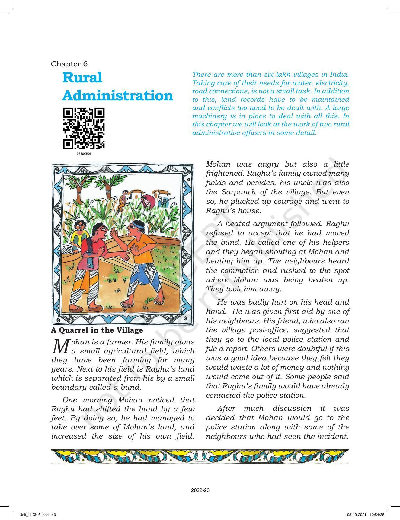 NCERT Book for Class 6 Social Science(Political Science) : Chapter 6 ...