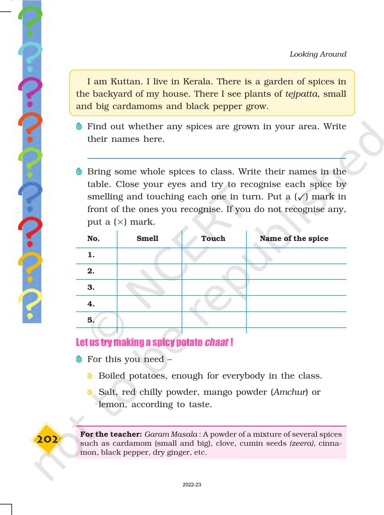 NCERT Book for Class 4 EVS Chapter 25 Spicy Riddles - IndCareer Schools