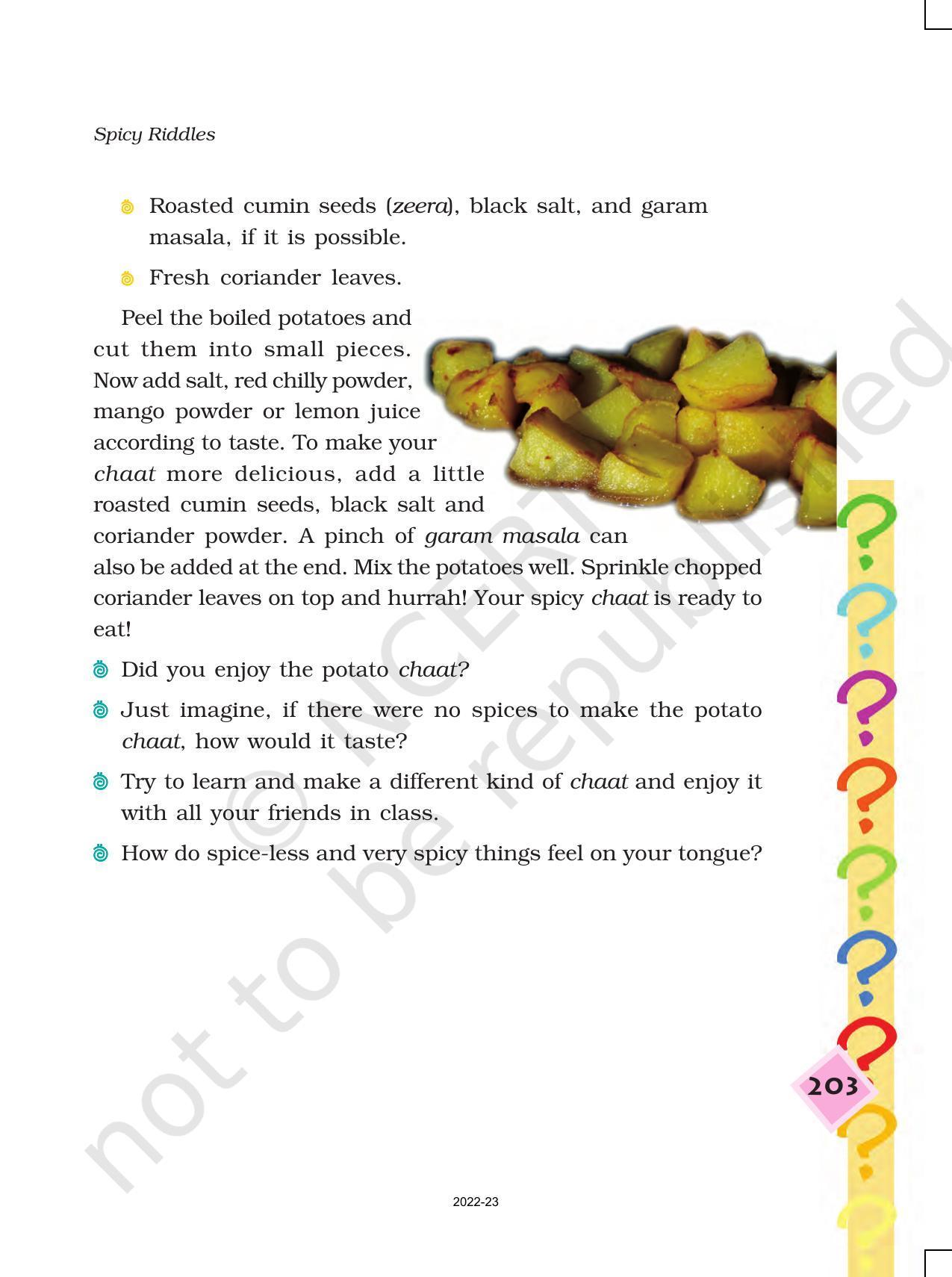 NCERT Book for Class 4 EVS Chapter 25 Spicy Riddles - IndCareer Schools
