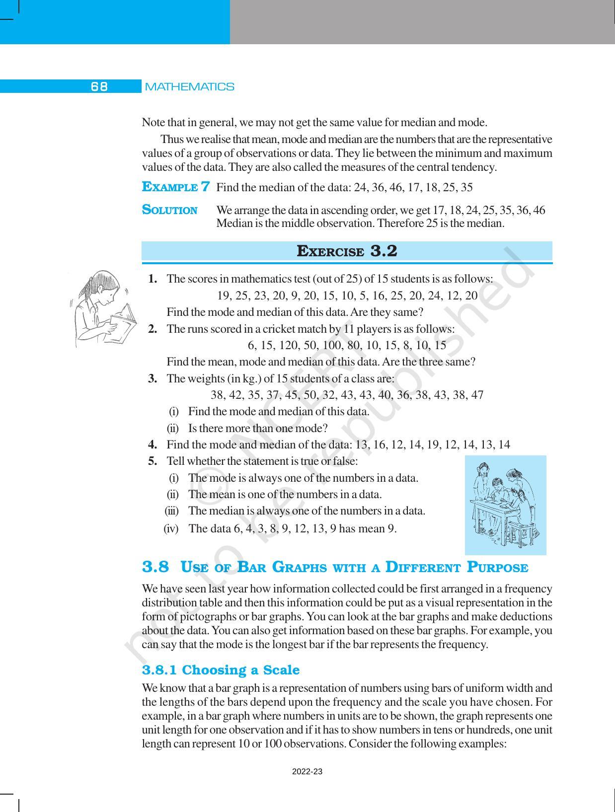 NCERT Book for Class 7 Maths: Chapter 3-Data Handling - IndCareer Schools