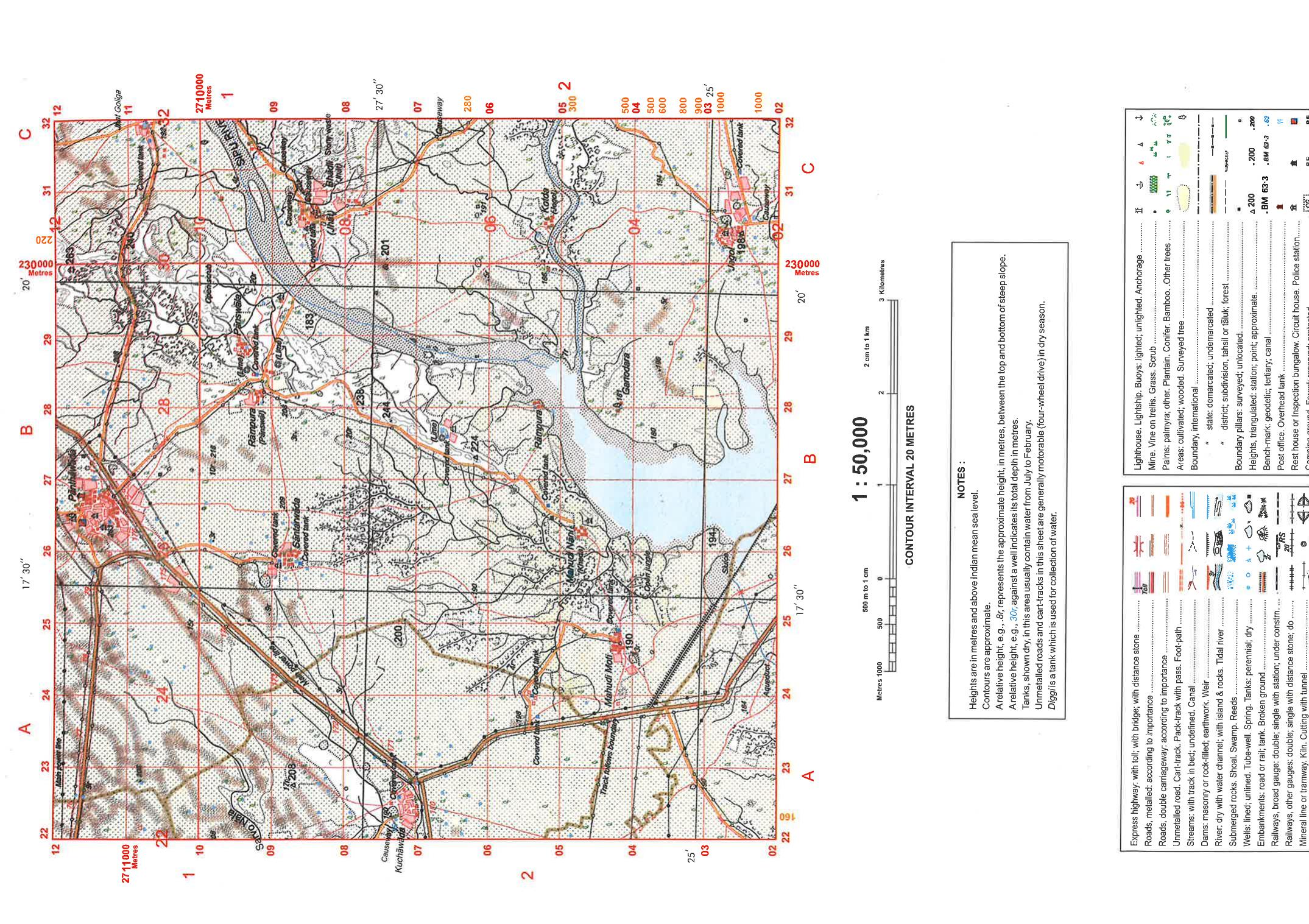 ICSE Class 10 Survey Map Geography Sample Paper - IndCareer Schools ICSE Class 10 Survey Map Geography Sample Paper - IndCareer Schools