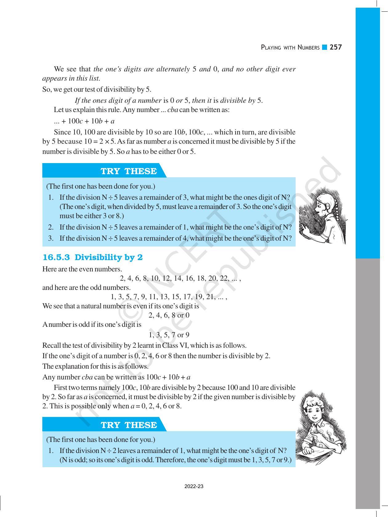 NCERT Book for Class 8 Maths Chapter 16 Playing with Numbers