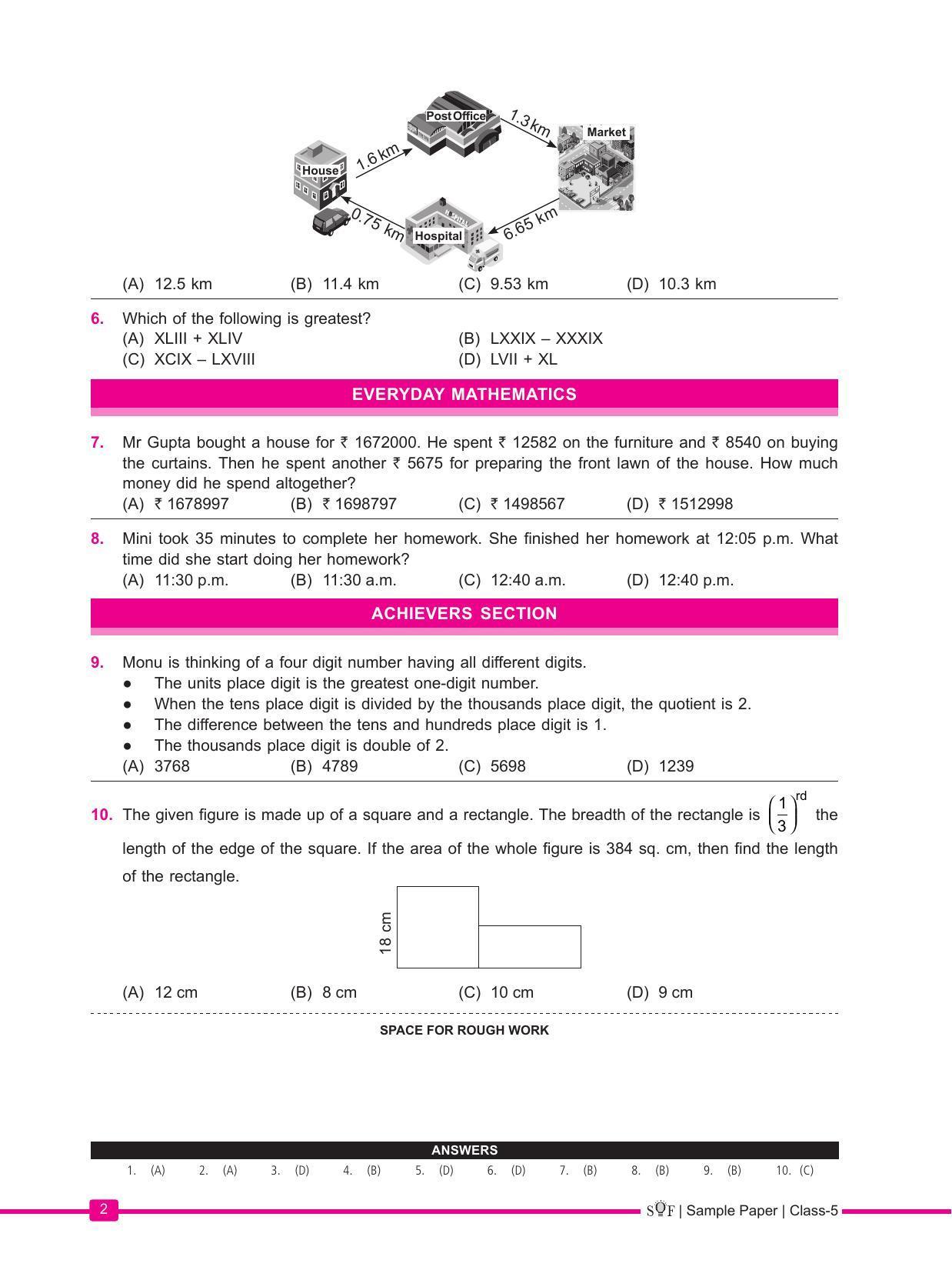 Sof Imo Sample Paper For Class 5 Indcareer Schools