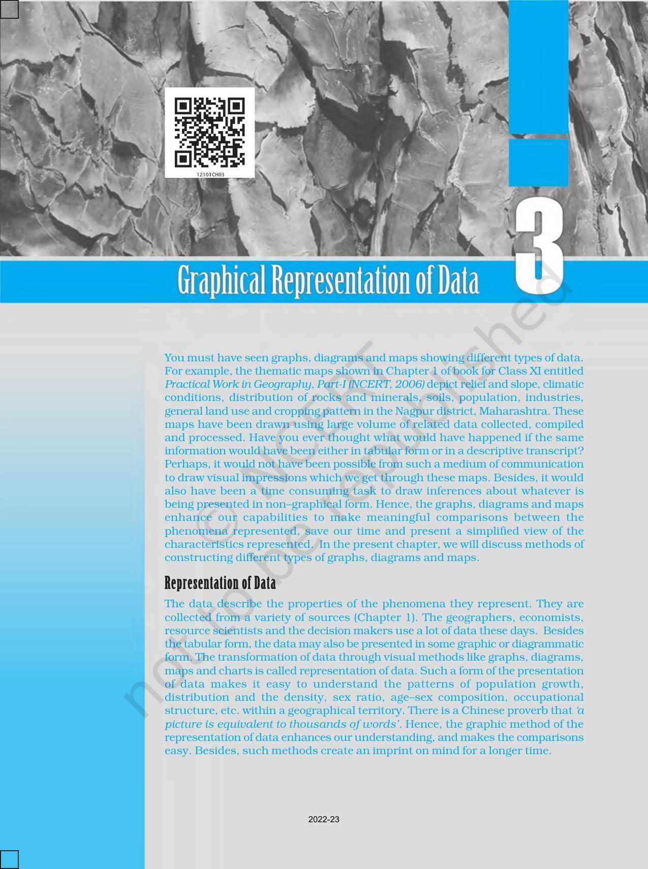 NCERT Book for Class 12 Geography Chapter 3 Graphical