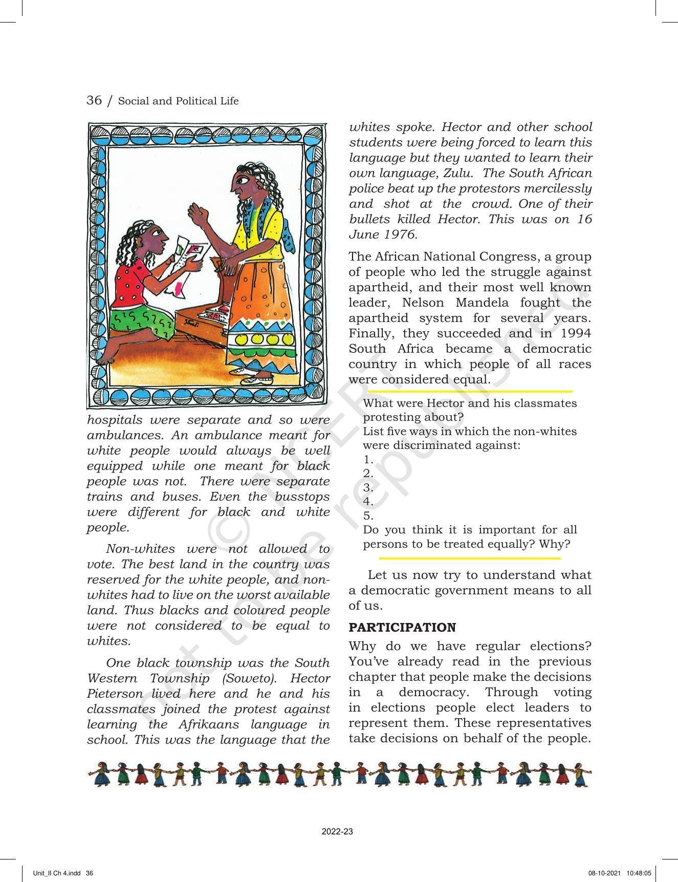 NCERT Book for Class 6 Social Science(Political Science) : Chapter 4-Key Elements of a ...
