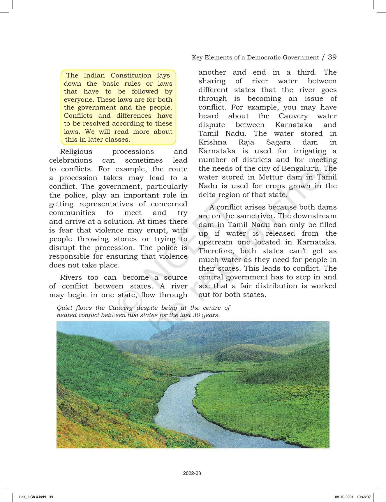 NCERT Book for Class 6 Social Science(Political Science) : Chapter 4-Key Elements of a ...