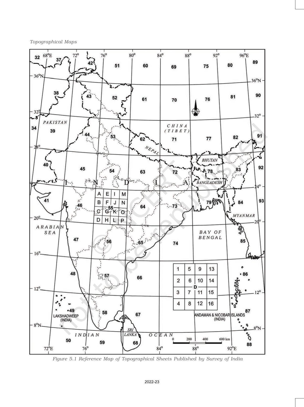 NCERT Book for Class 11 Geography (Part-III) Chapter 5 Topographical ...