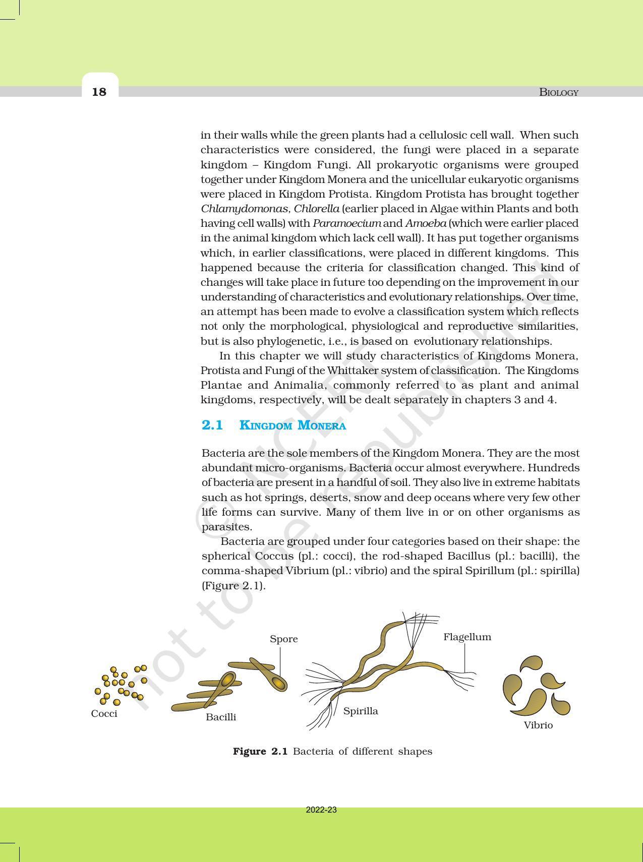 NCERT Book for Class 11 Biology Chapter 2 Biological