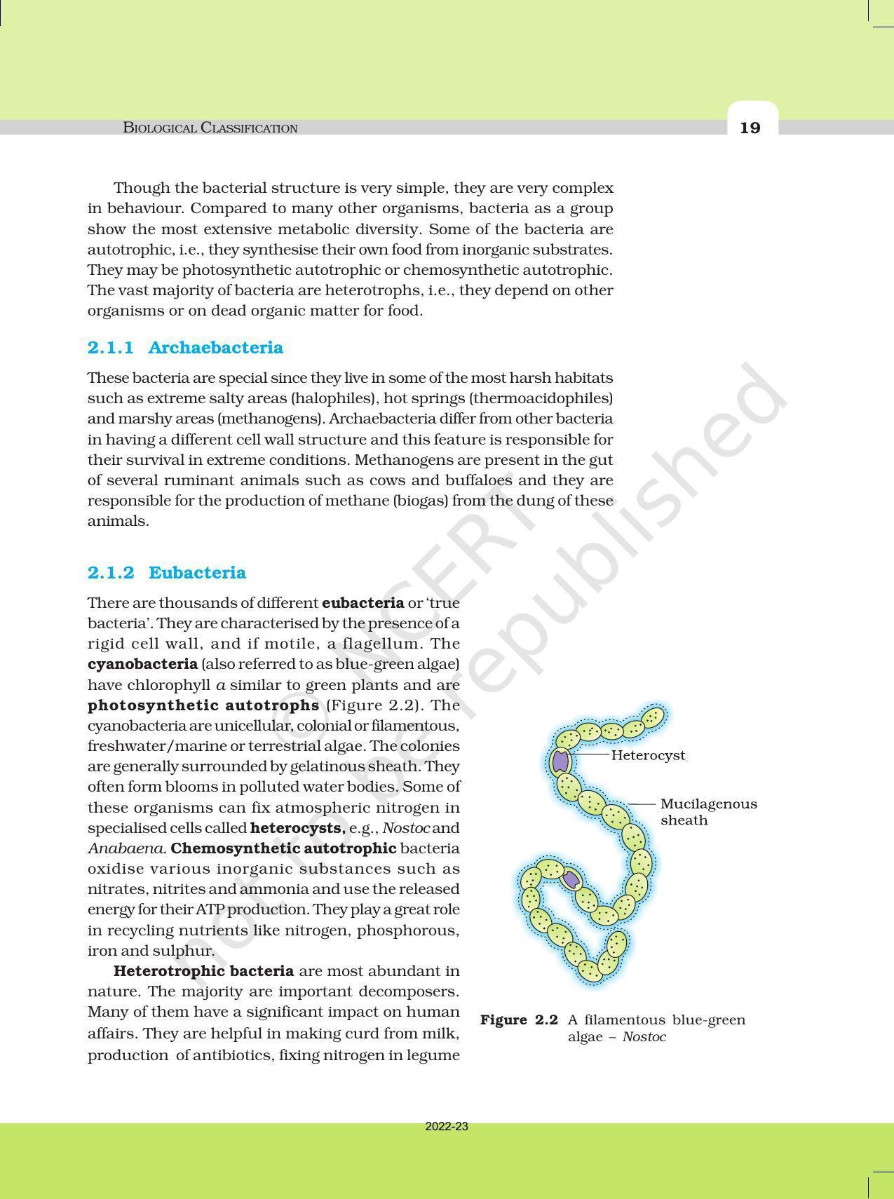 NCERT Book for Class 11 Biology Chapter 2 Biological