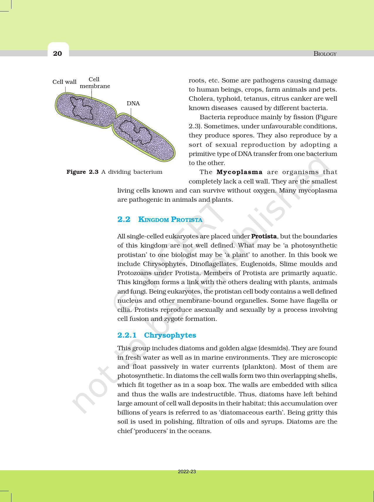 NCERT Book for Class 11 Biology Chapter 2 Biological