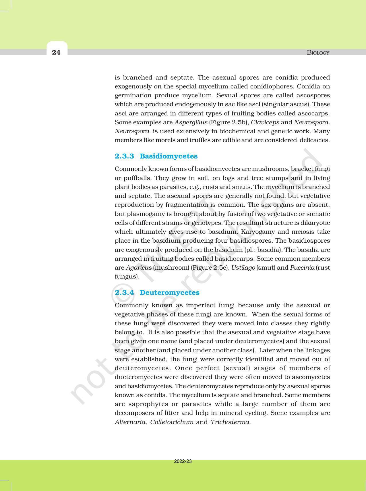NCERT Book for Class 11 Biology Chapter 2 Biological