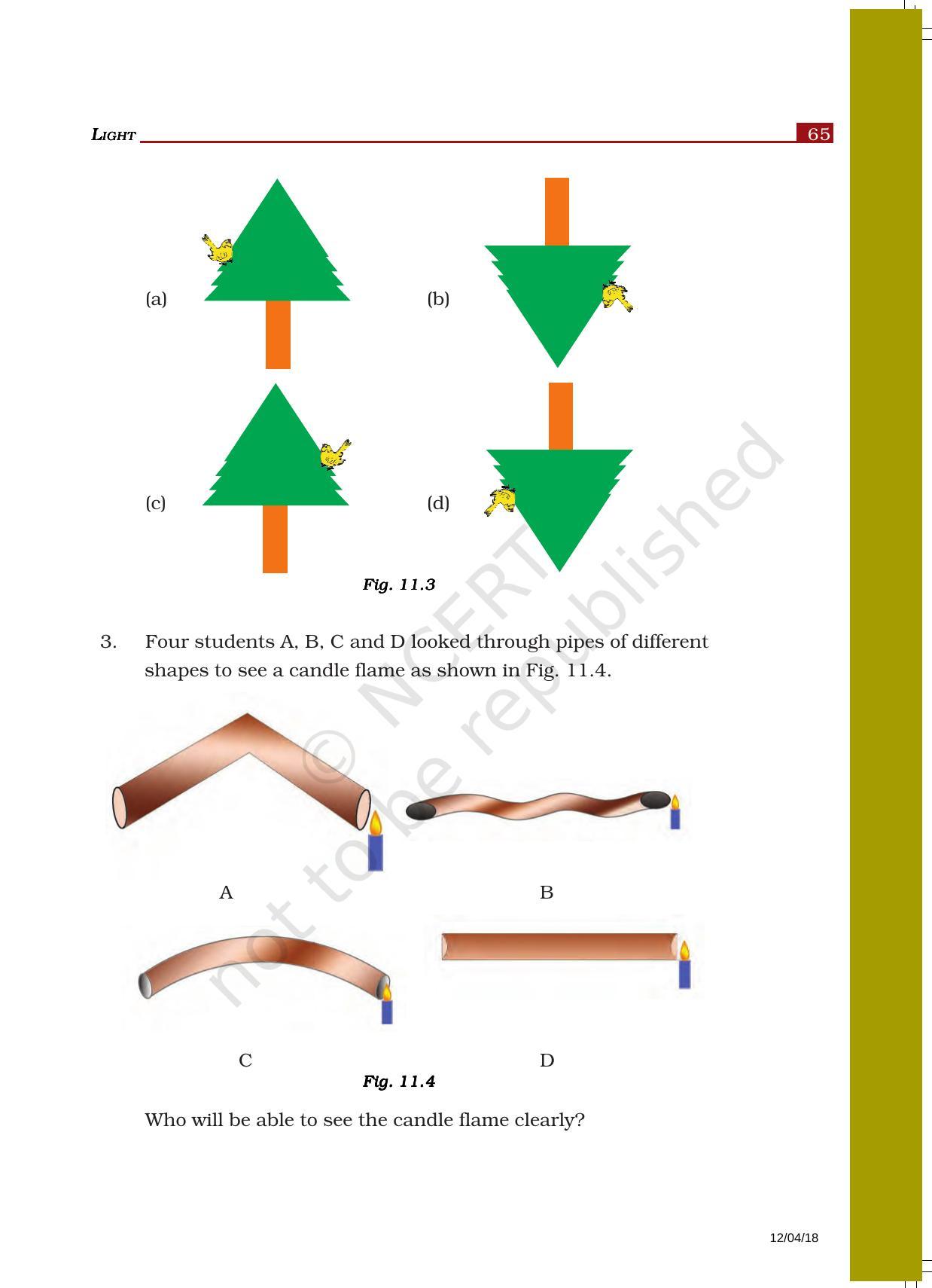 NCERT Exemplar Book for Class 6 Science Chapter 11-Light, Shadows and ... NCERT Exemplar Book for Class 6 Science Chapter 11-Light, Shadows and ...