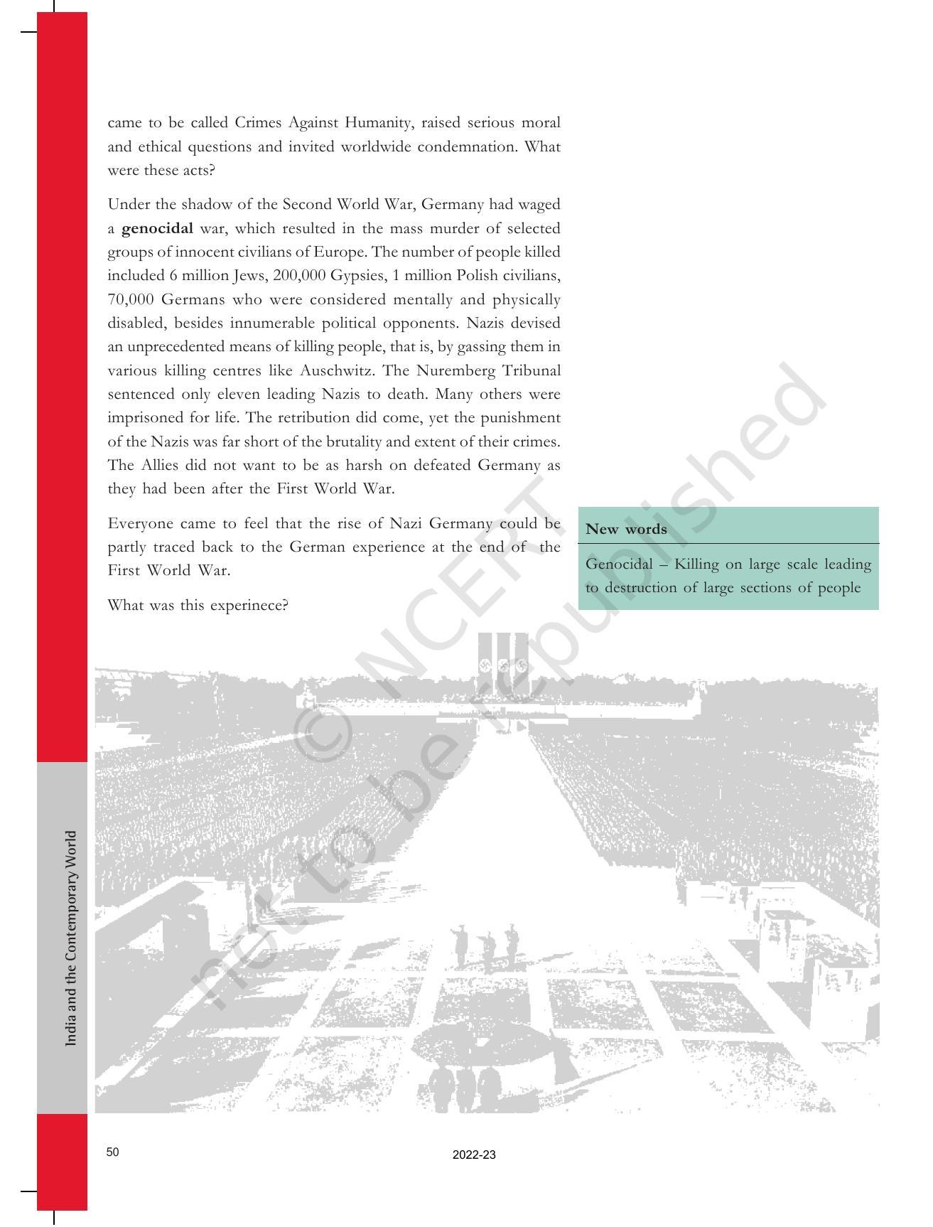 NCERT Book for Class 9 History Chapter 3 Nazism and the Rise