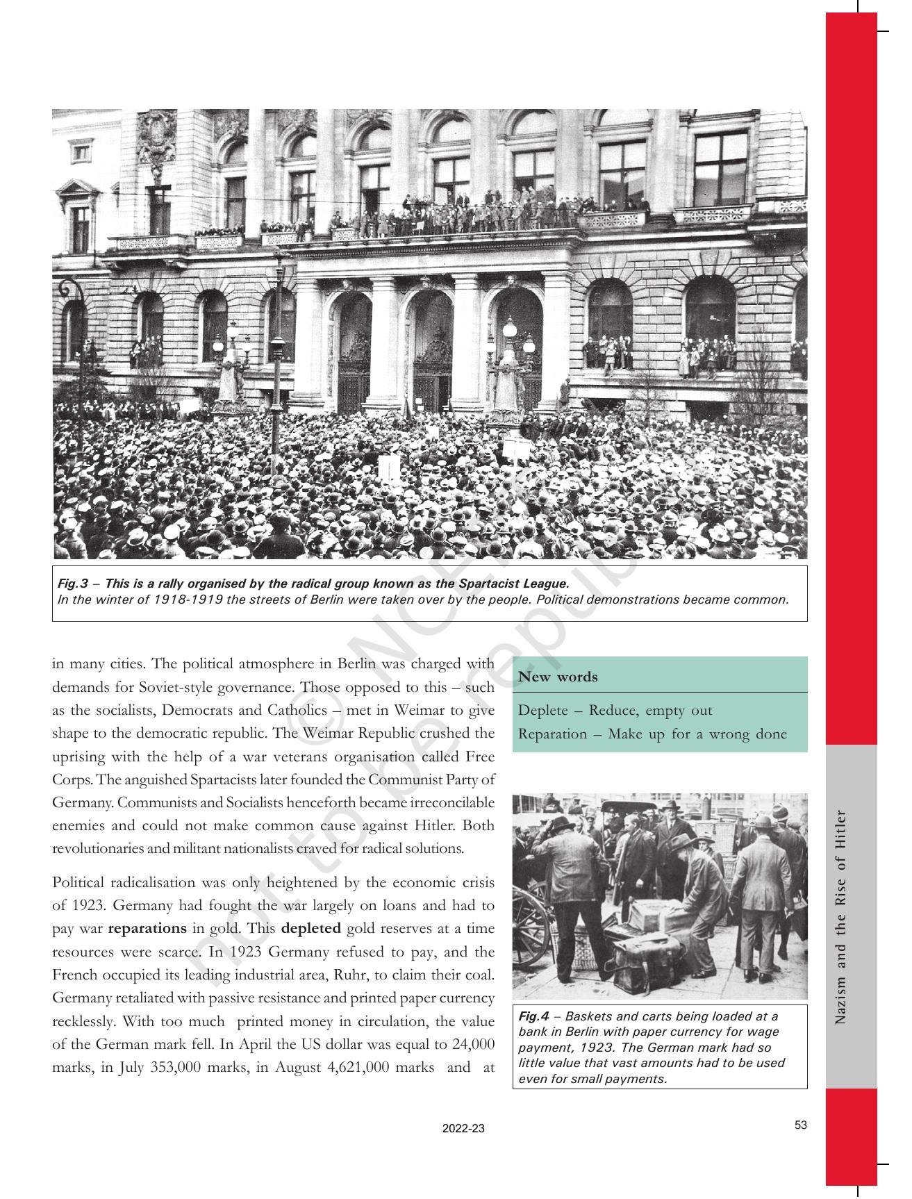 NCERT Book for Class 9 History Chapter 3 Nazism and the Rise