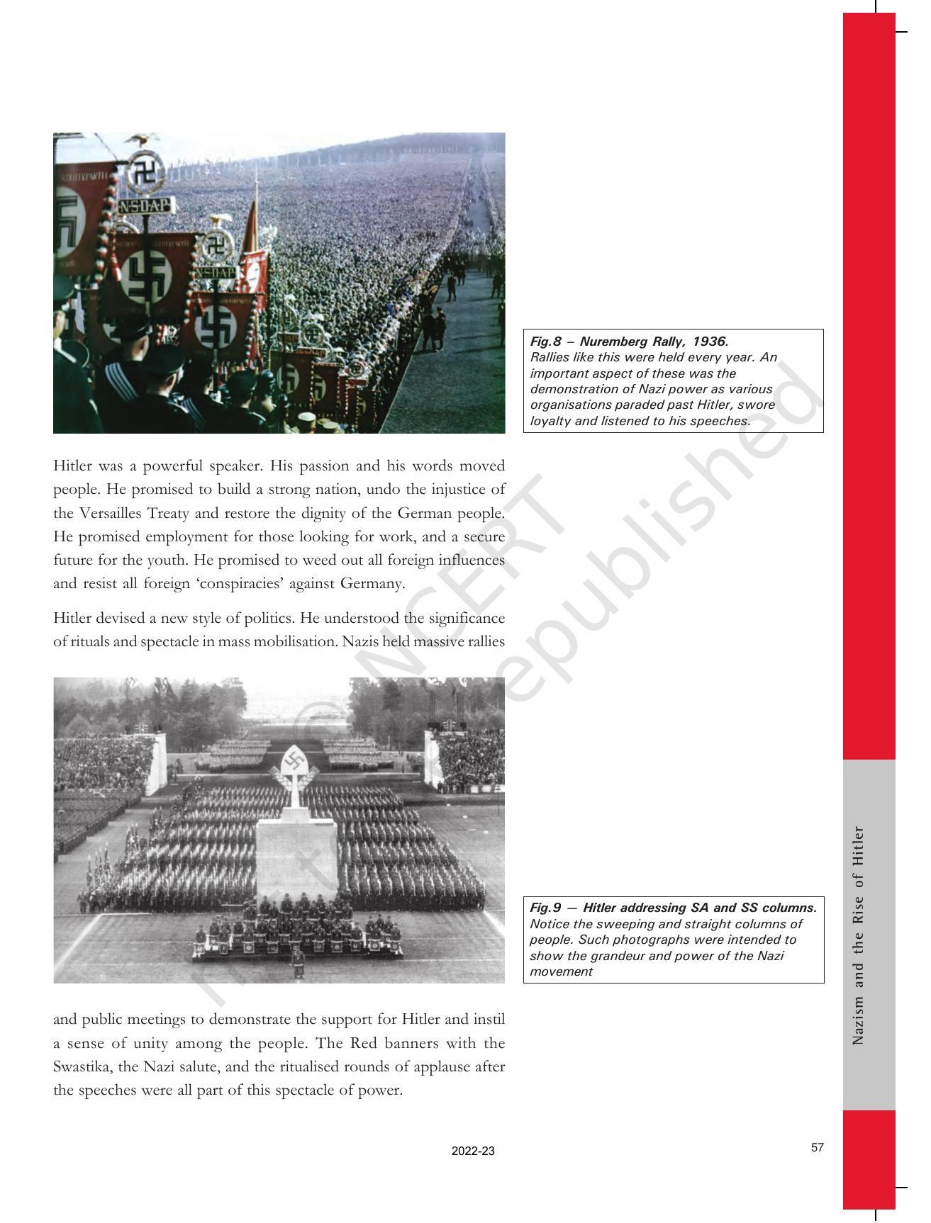 NCERT Book for Class 9 History Chapter 3 Nazism and the Rise