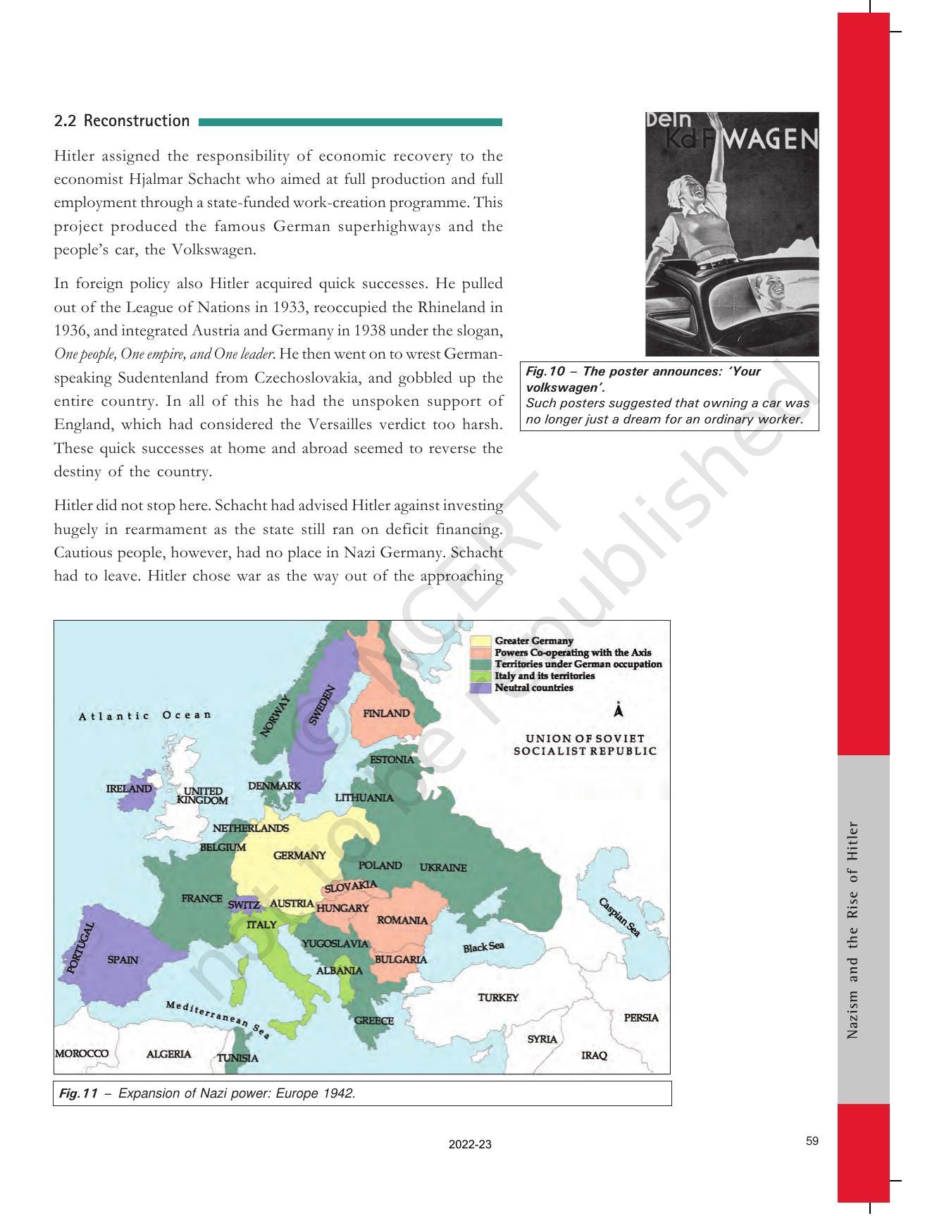 NCERT Book for Class 9 History Chapter 3 Nazism and the Rise