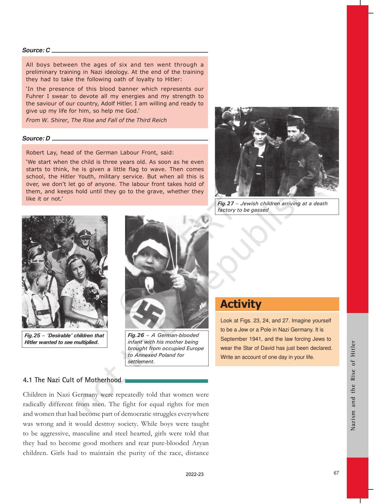 NCERT Book for Class 9 History Chapter 3 Nazism and the Rise