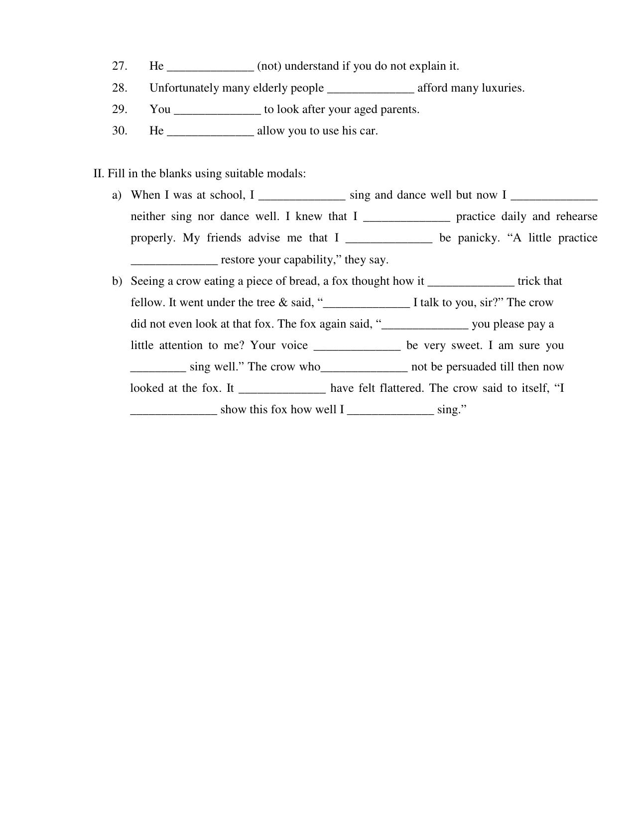 CBSE Worksheets for Class 8 English Assignment 43 - IndCareer Docs