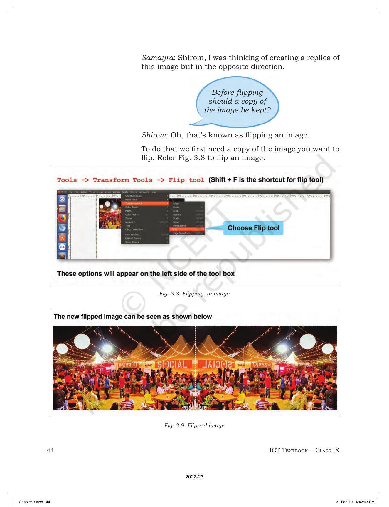 NCERT Book for Class 9 ICT Chapter 3 Creating Visual