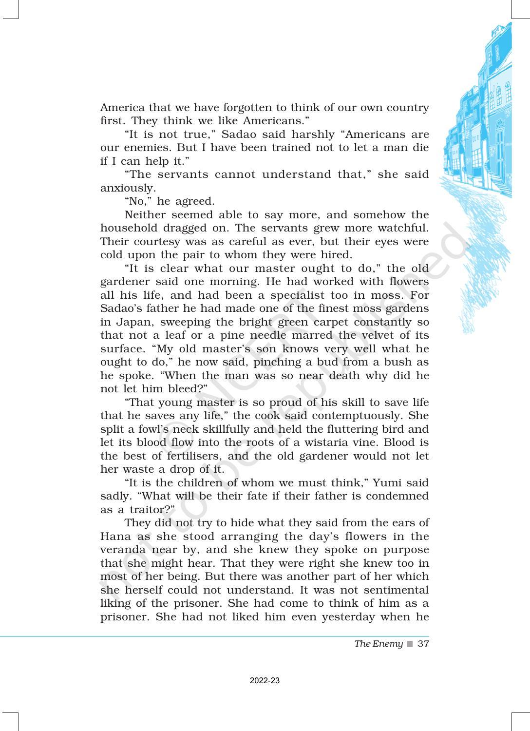 NCERT Book for Class 12 English Chapter 4 The Enemy - IndCareer Docs