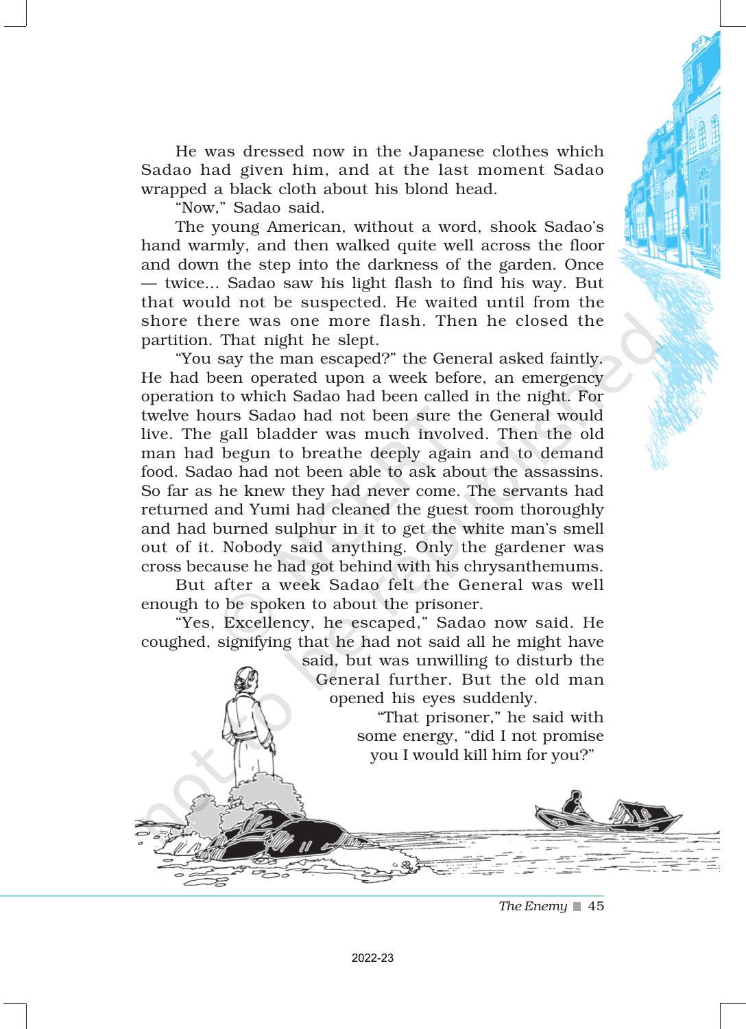 NCERT Book for Class 12 English Chapter 4 The Enemy - IndCareer Docs