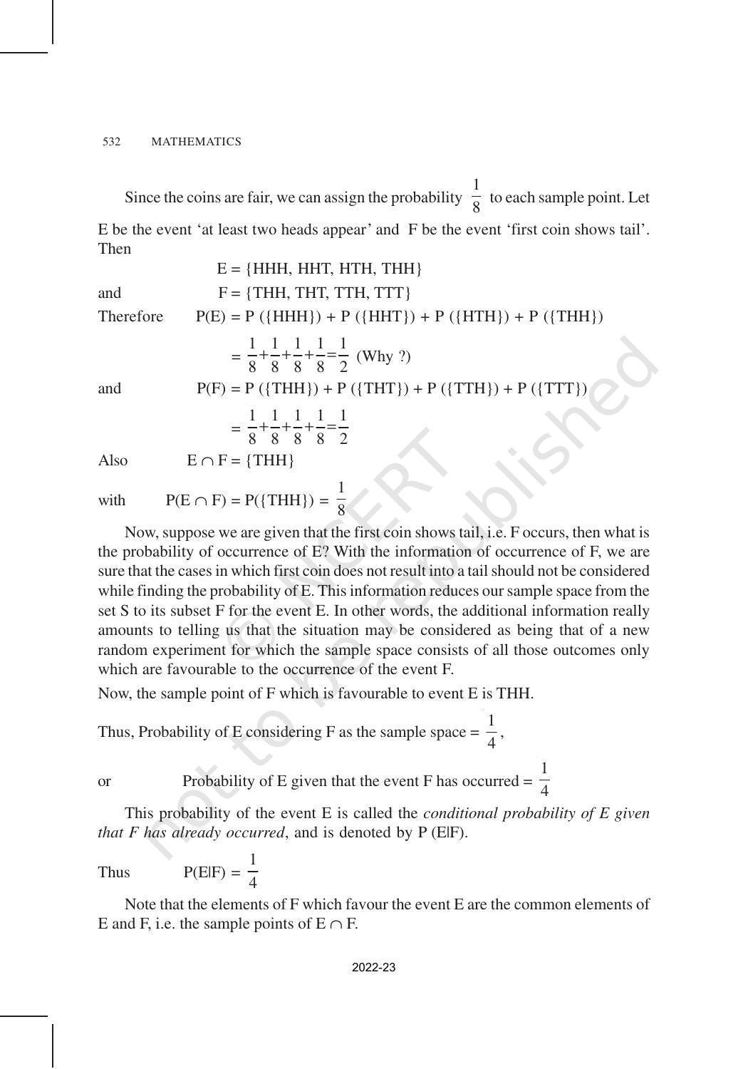 NCERT Book For Class 12 Maths Chapter 13 Probability IndCareer Docs NCERT Book For Class 12 Maths Chapter 13 Probability IndCareer Docs
