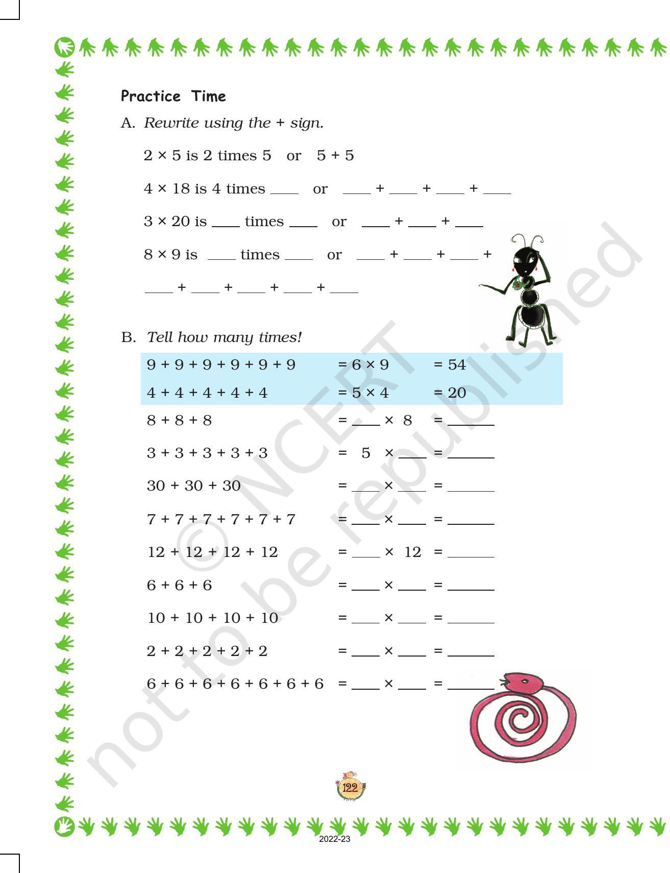 NCERT Book for Class 3 Maths Chapter 9-How Many Times? - IndCareer Schools