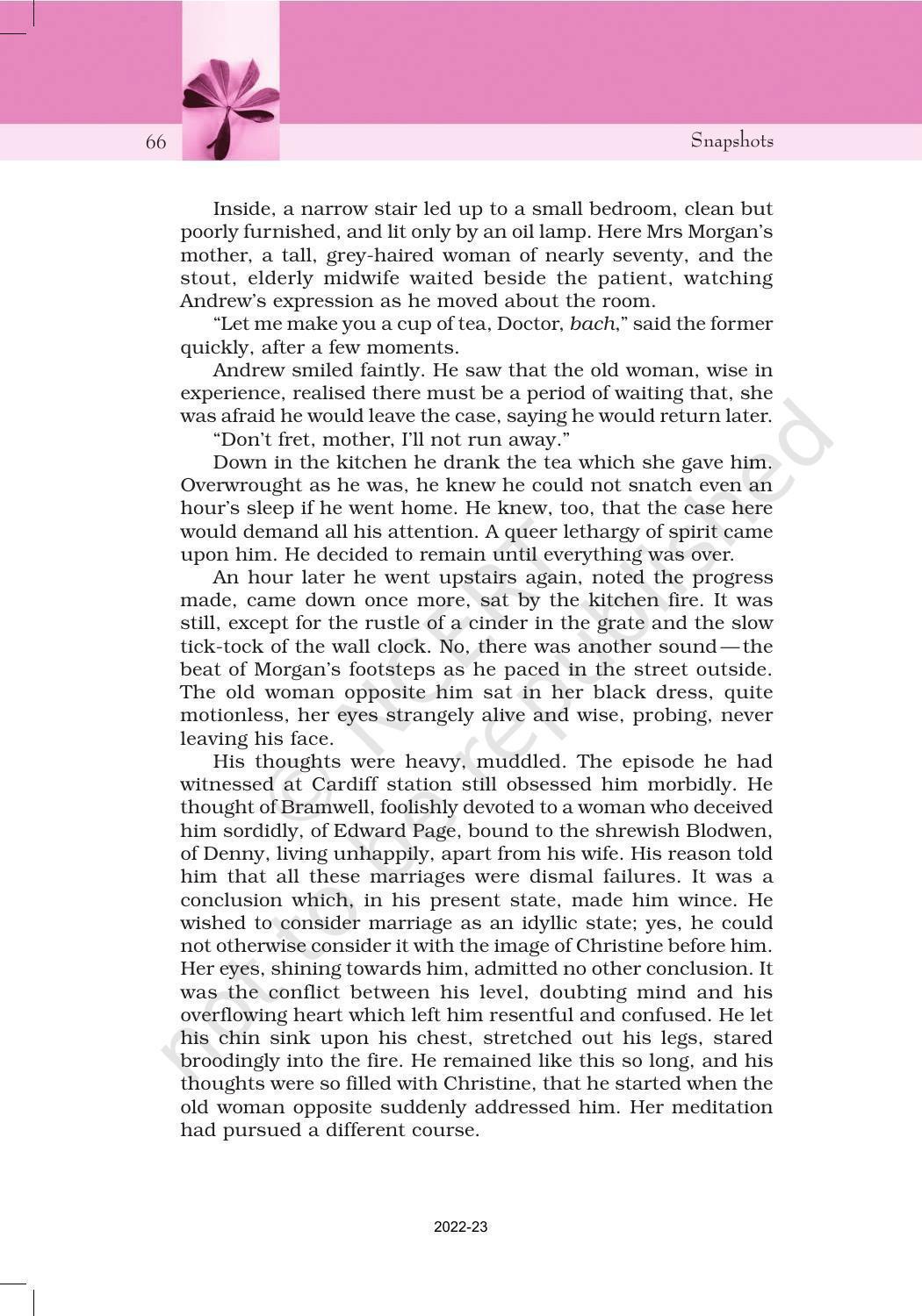 NCERT Book for Class 11 English Chapter 7 Birth