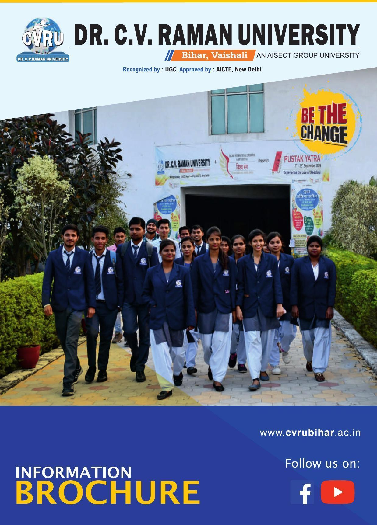 Dr. C.V. Raman University Information Brochhure 2021-22 - IndCareer Docs