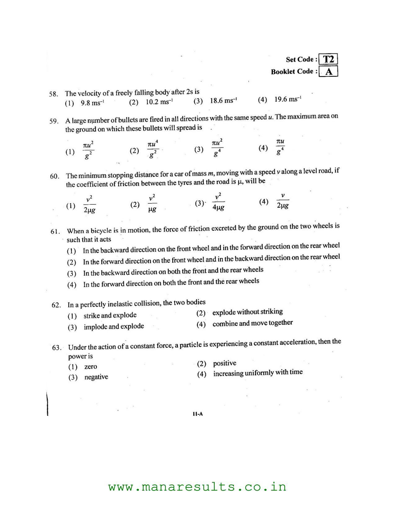 AP ECET 2016 Mechanical Engineering Old Previous Question Papers ...