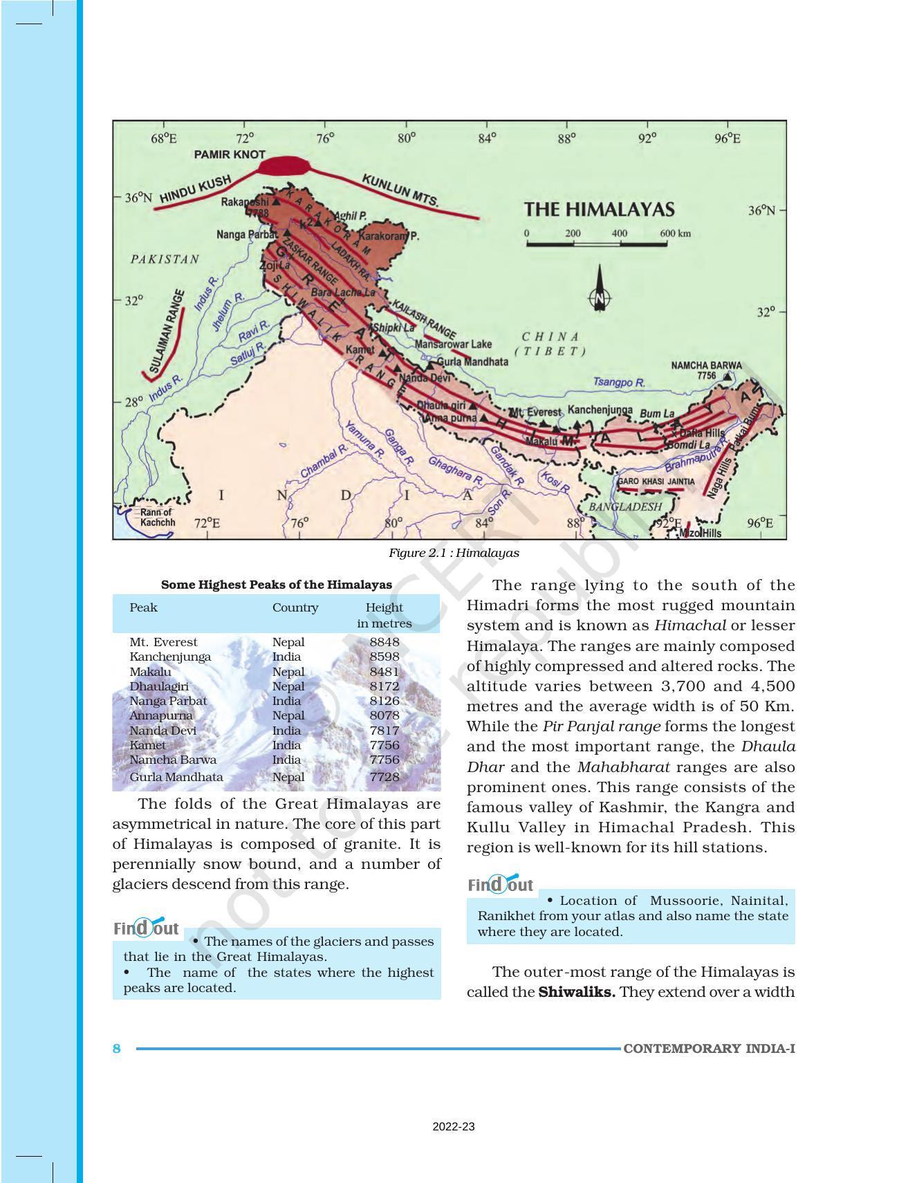 NCERT Book for Class 9 Geography Chapter 2 Physical Features NCERT Book for Class 9 Geography Chapter 2 Physical Features