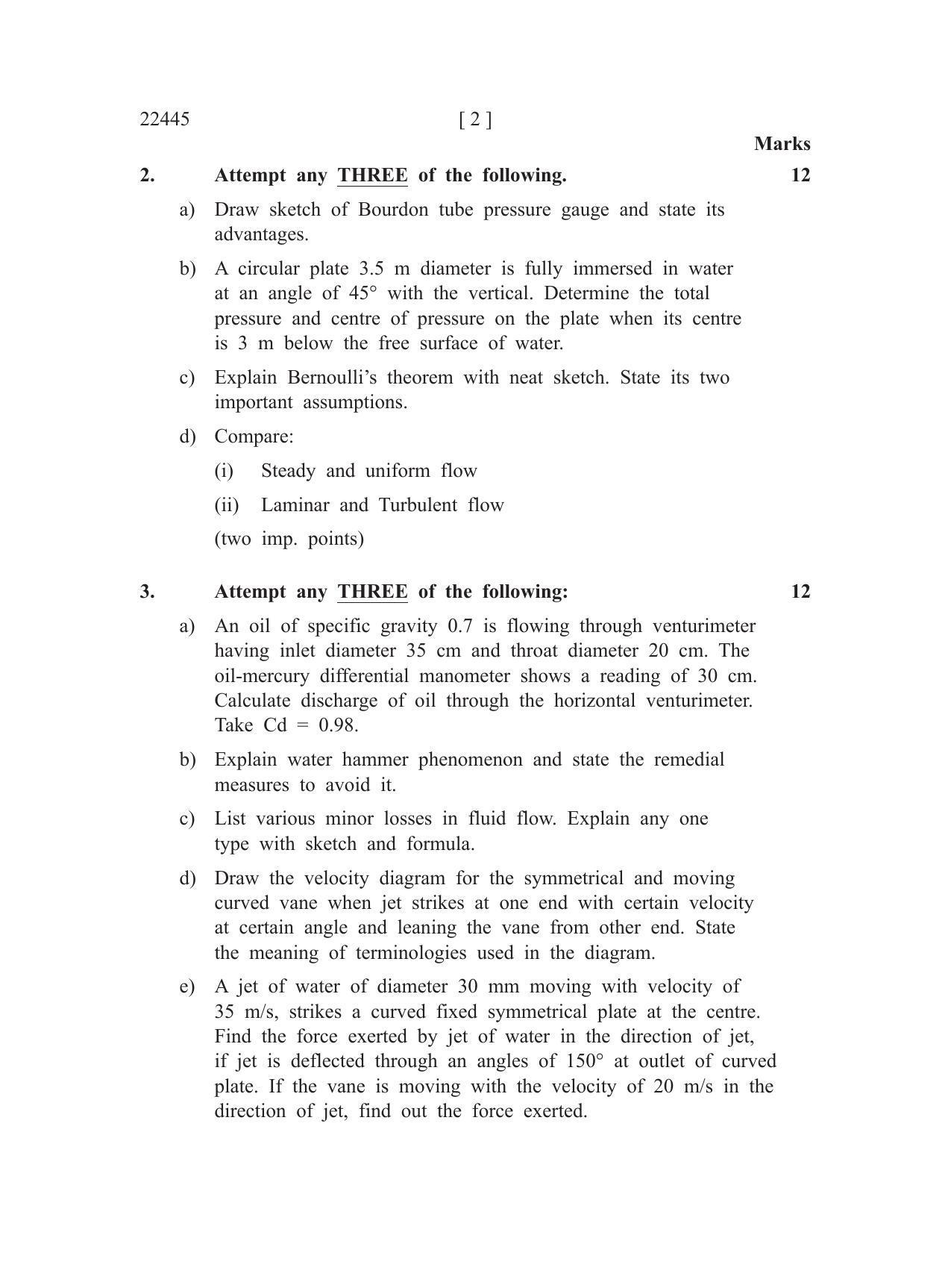 MSBTE Question Paper - 2019 - FMM - IndCareer Docs